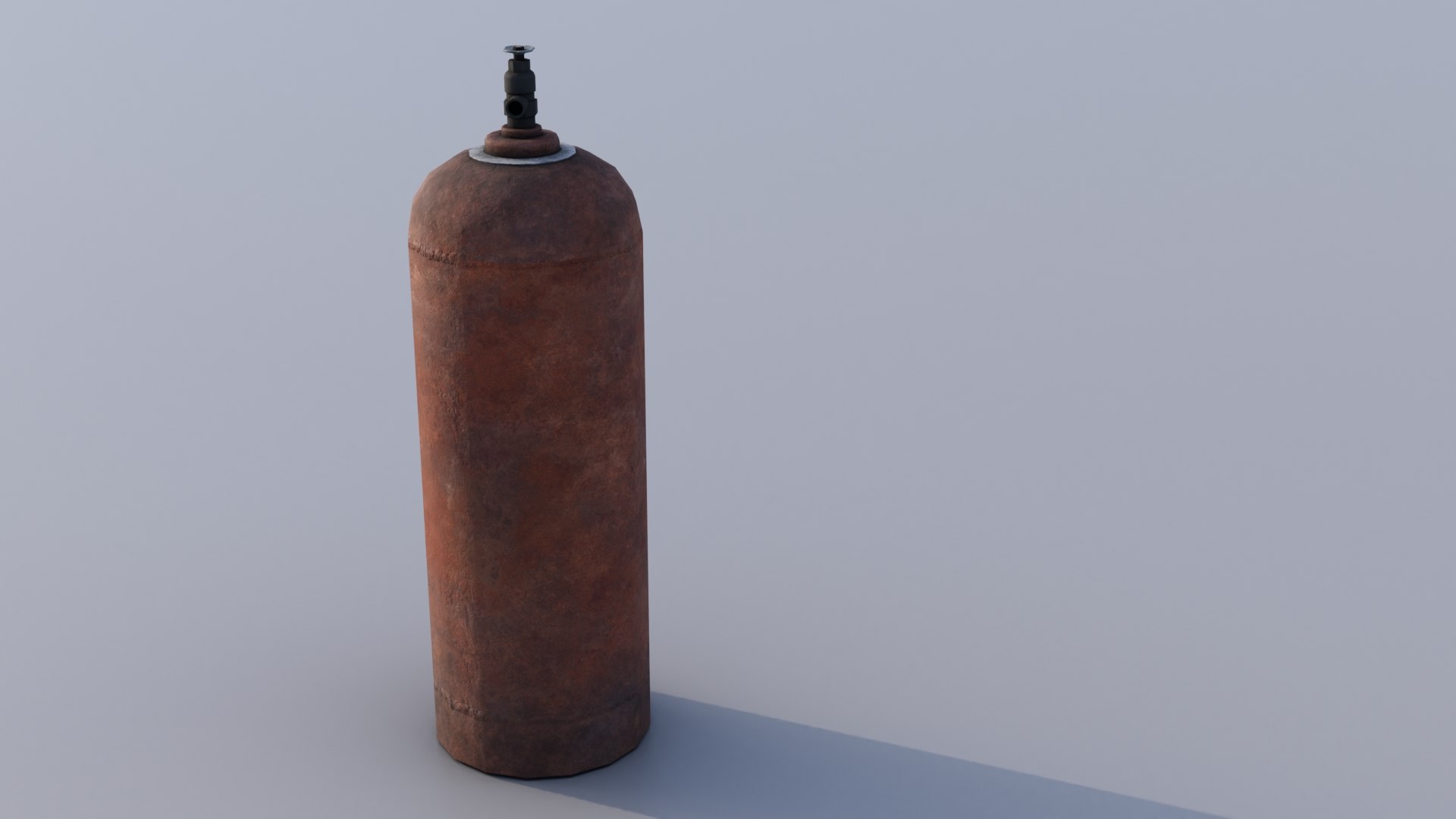 Free 3D Old Rusty Gas Cylinder - TurboSquid 2301651