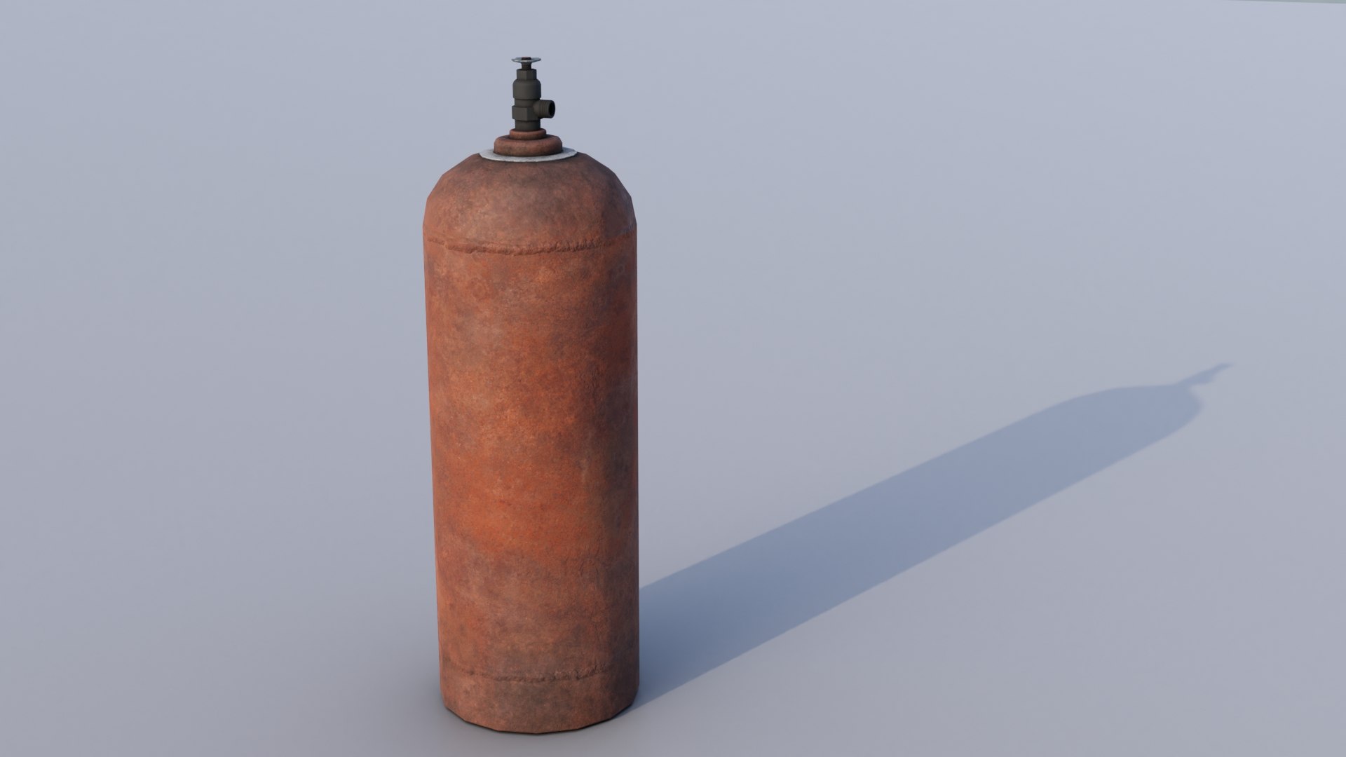 Free 3D Old Rusty Gas Cylinder - TurboSquid 2301651