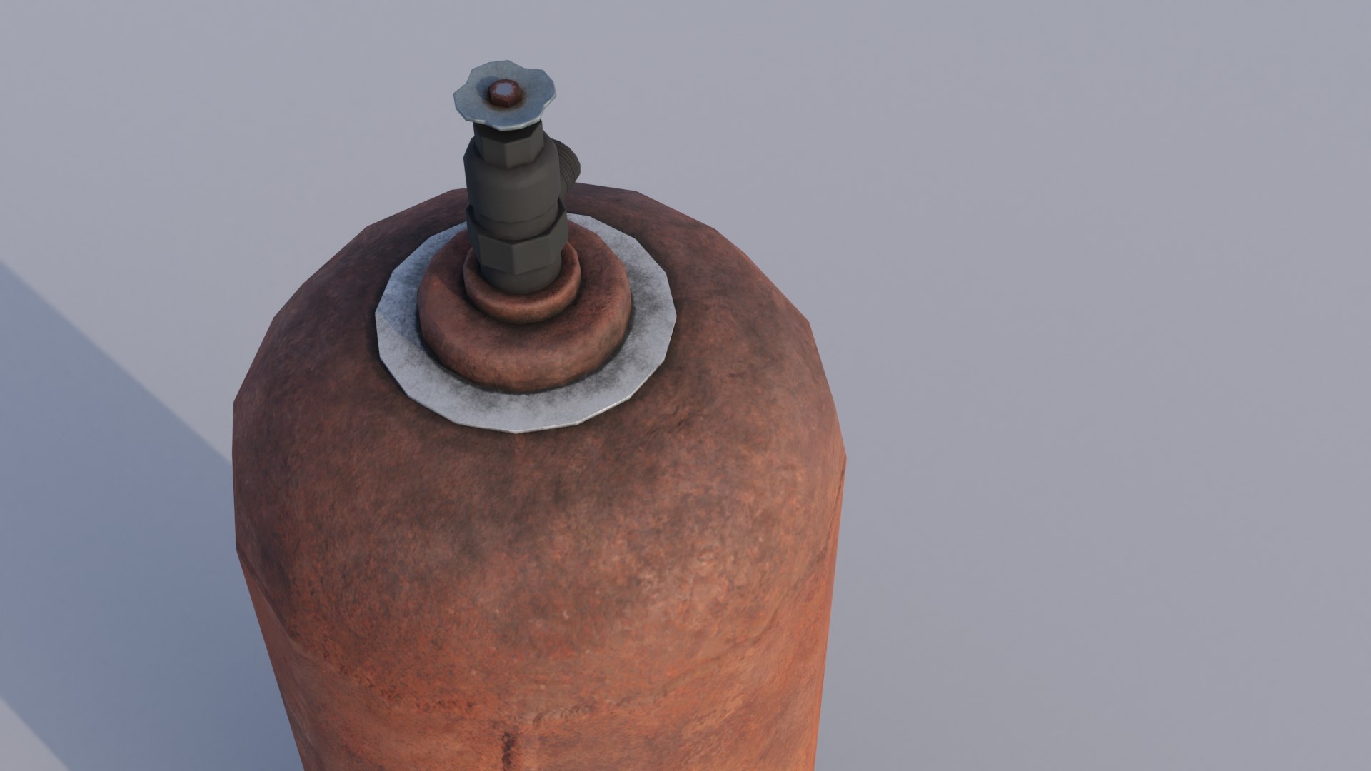 Free 3D Old Rusty Gas Cylinder - TurboSquid 2301651