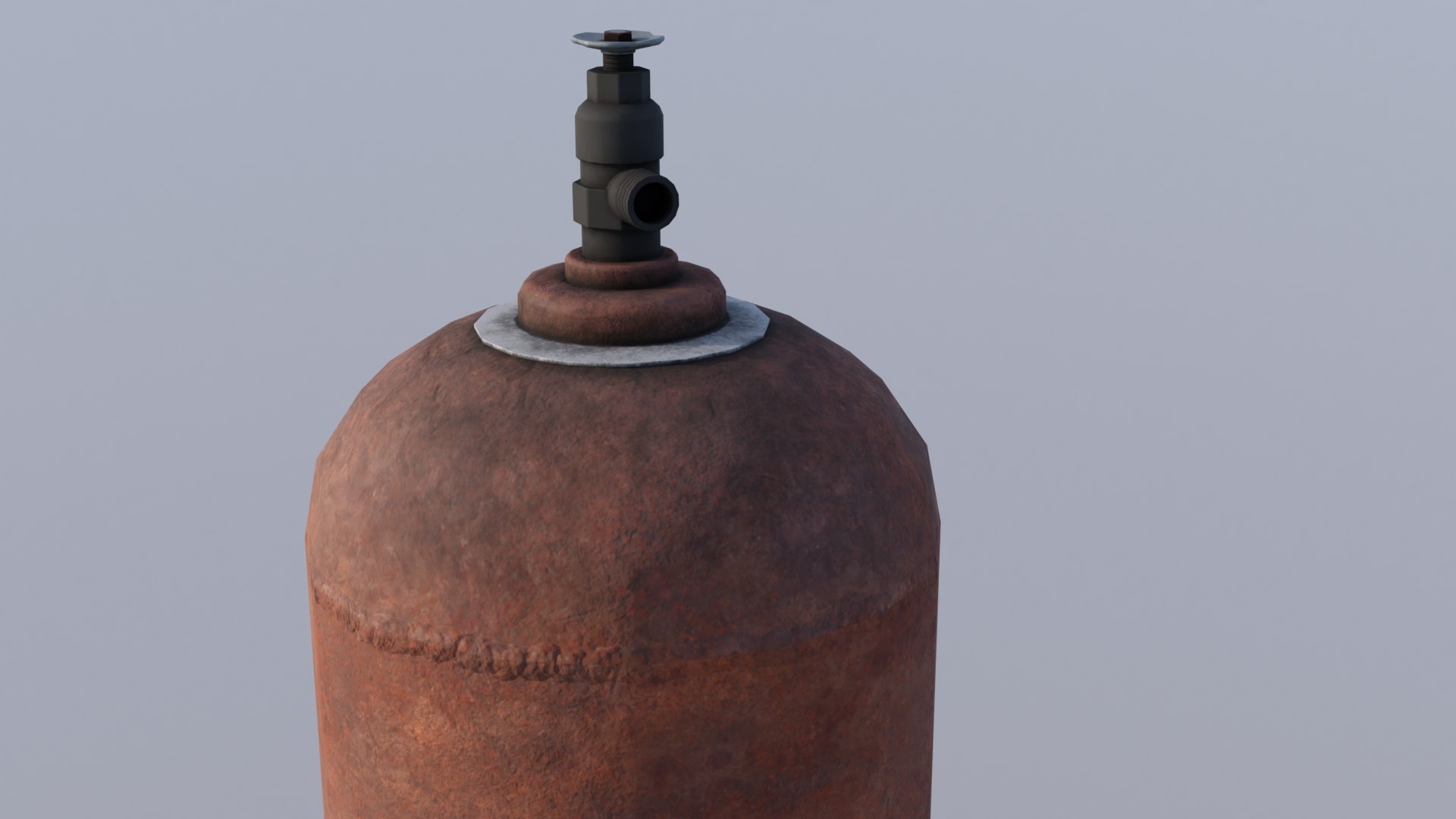 Free 3D Old Rusty Gas Cylinder - TurboSquid 2301651