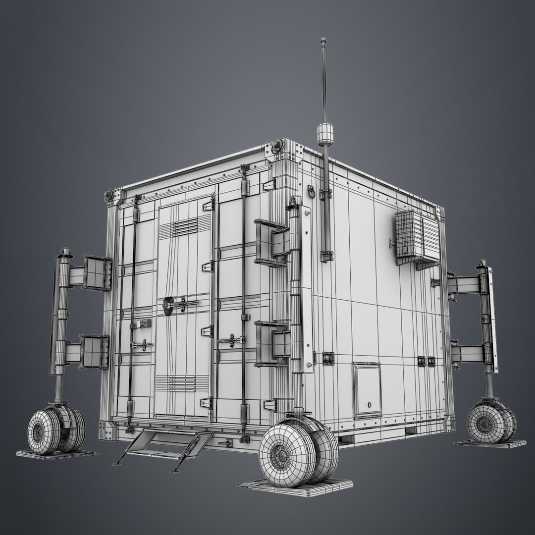 Uav Drone 10 Feet Container Obj
