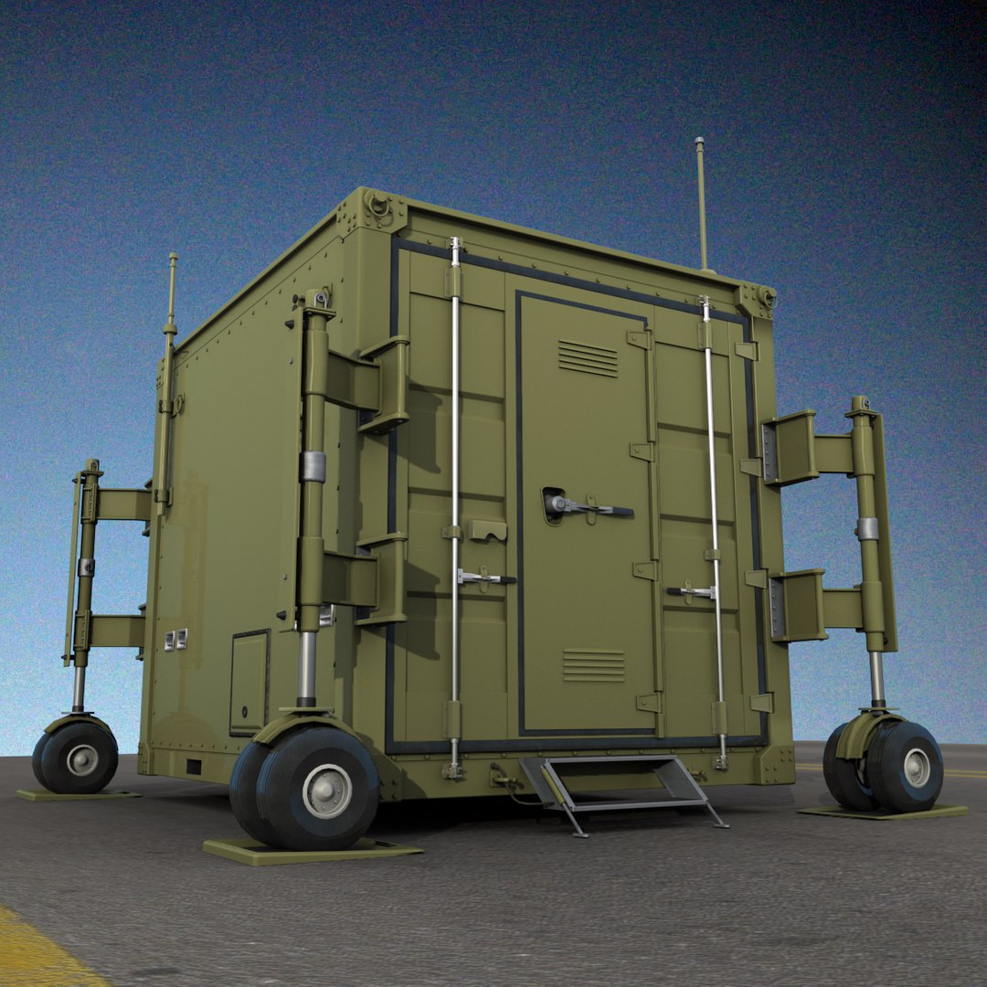 Uav Drone 10 Feet Container Obj