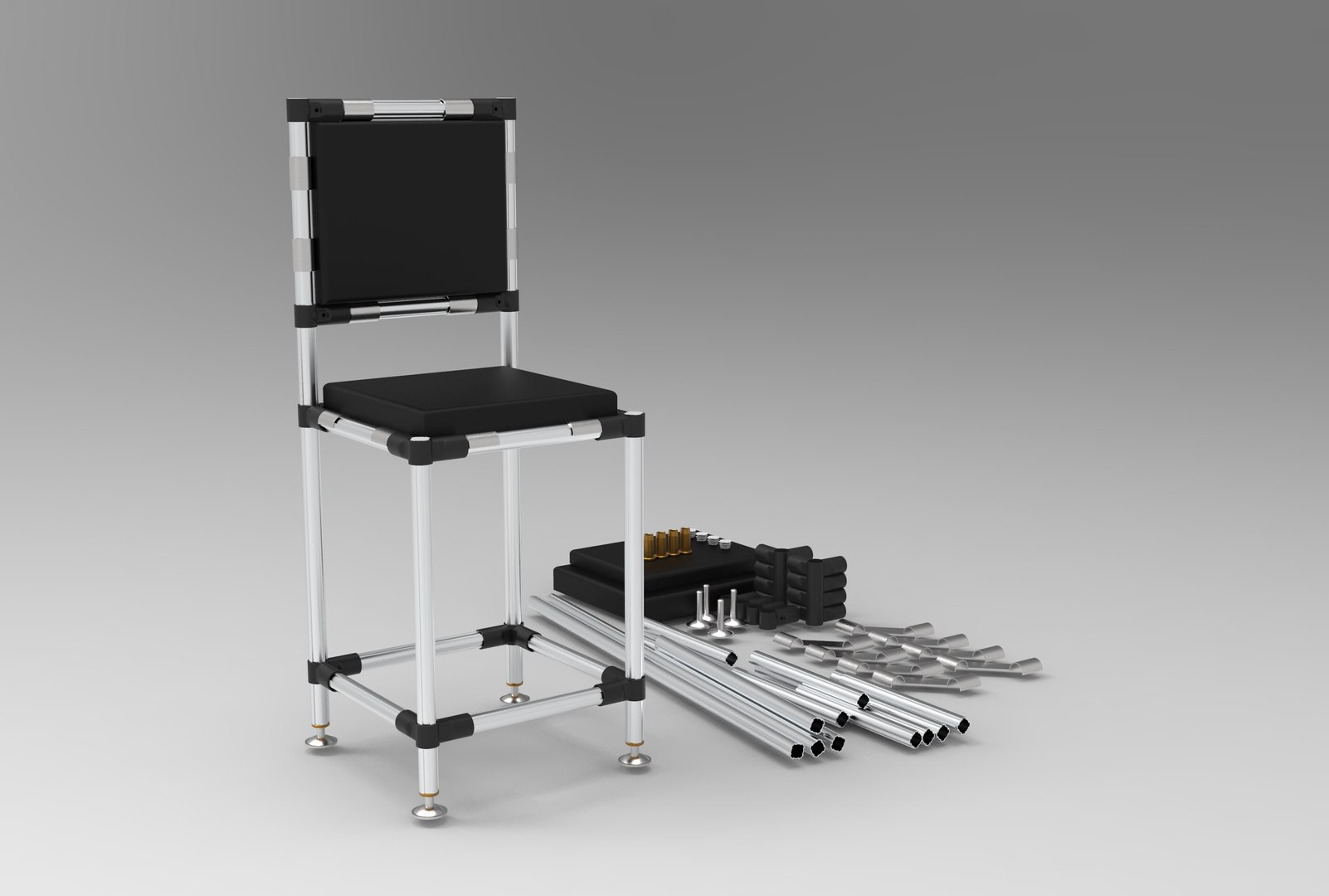 Detachable Chair 3D Model - TurboSquid 1913894