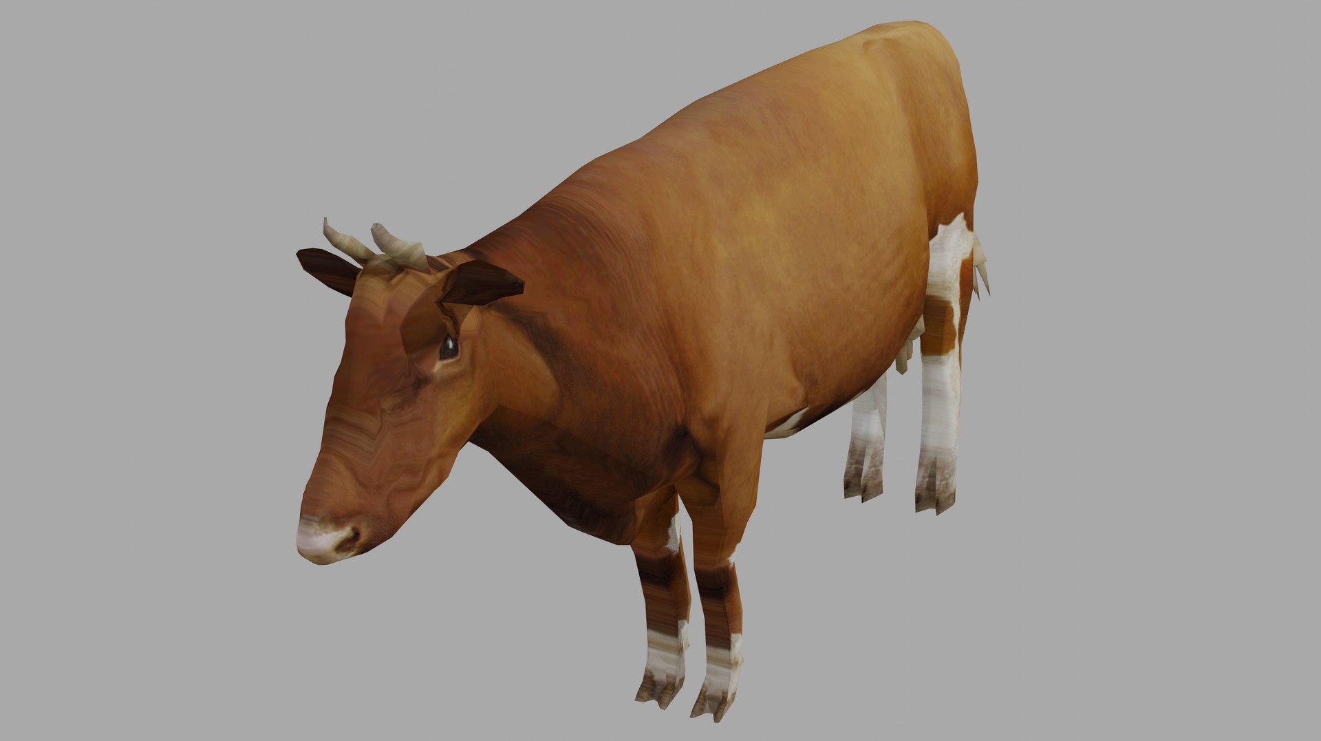 3D Cow OBJ - TurboSquid 2098477