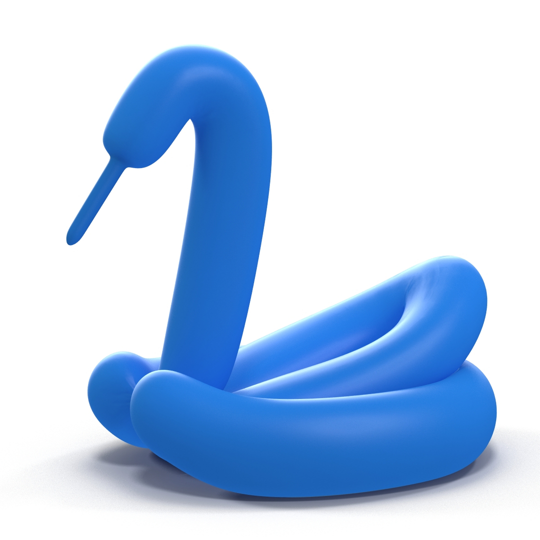 balloon swan c4d