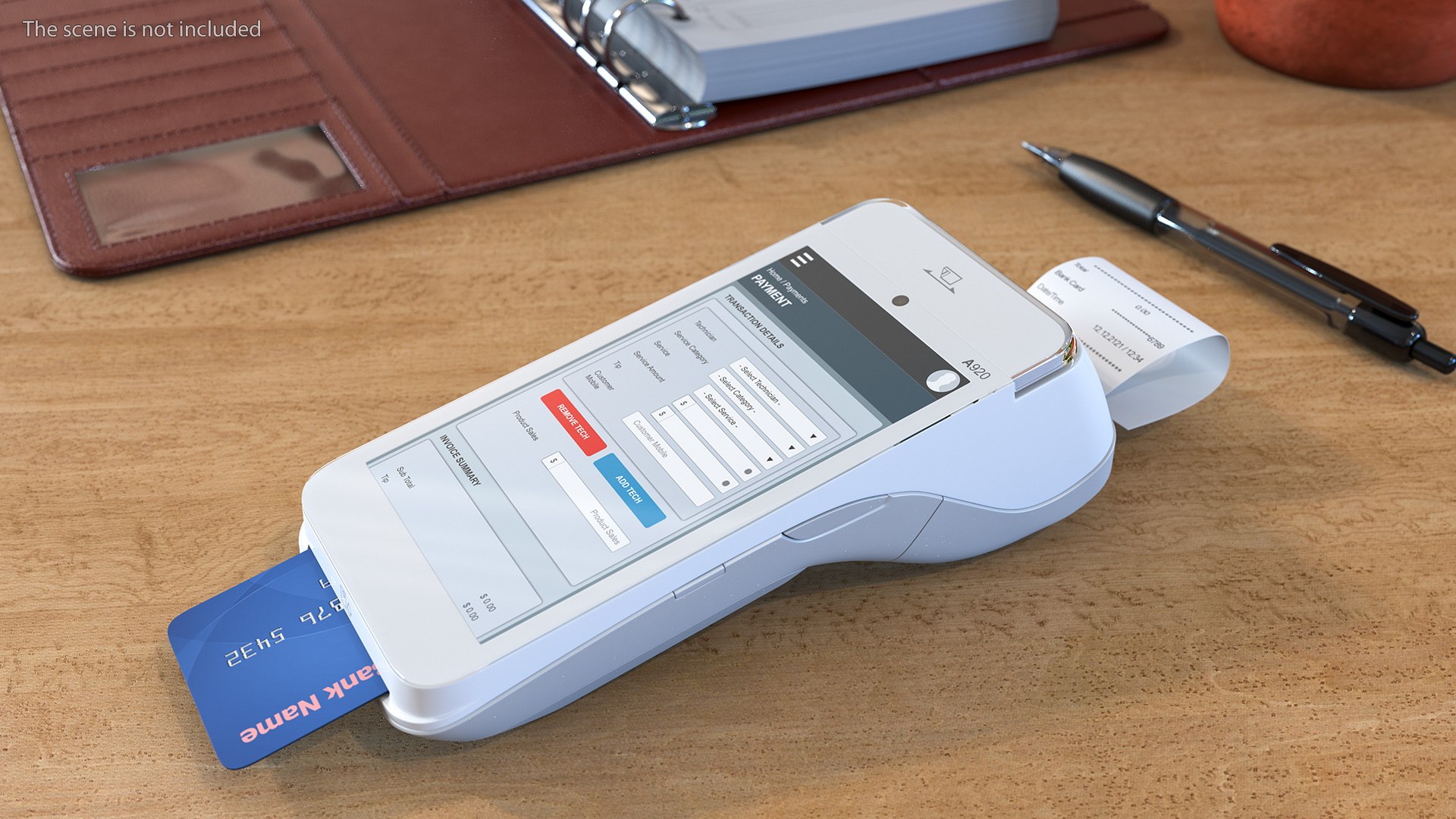 A920 Mobile Tablet Terminal 3D Model - TurboSquid 1622294