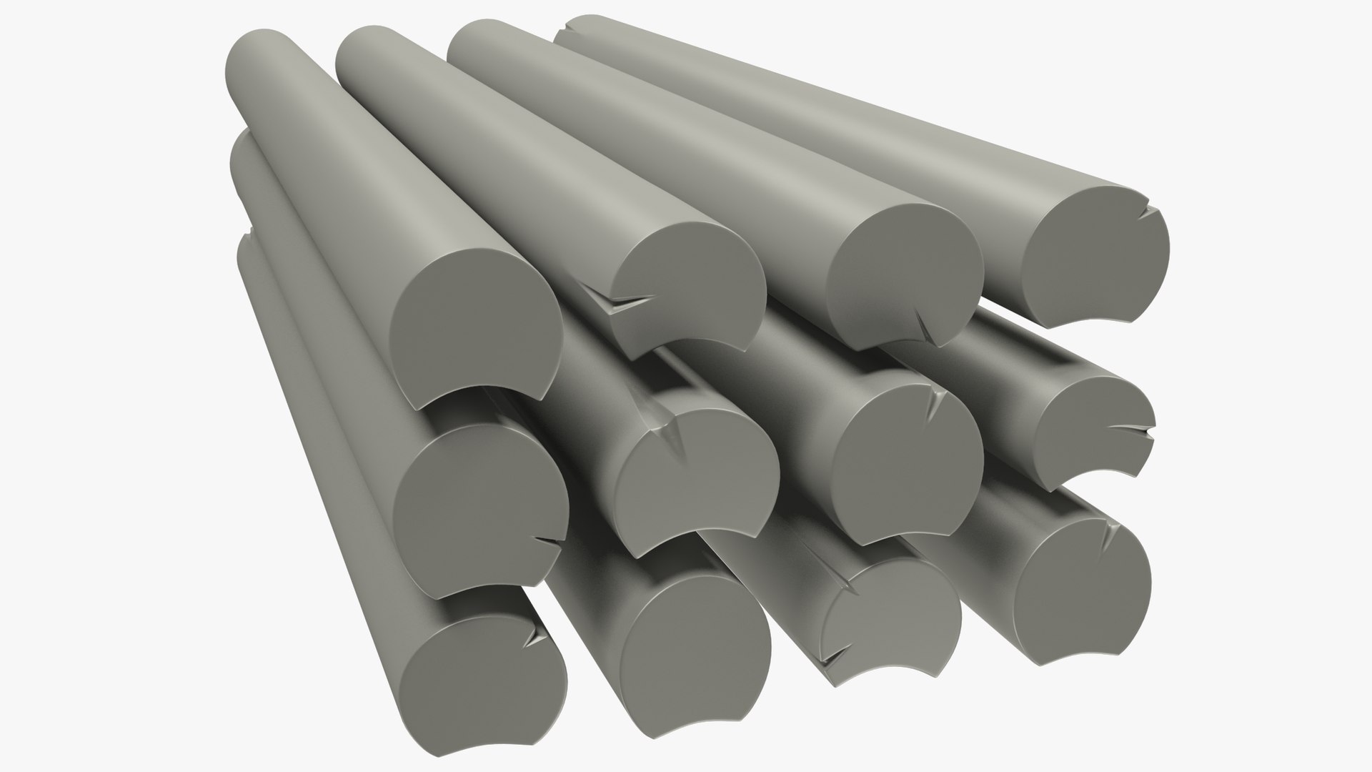 Cartoon Logs Set V1 3D Model - TurboSquid 2206481