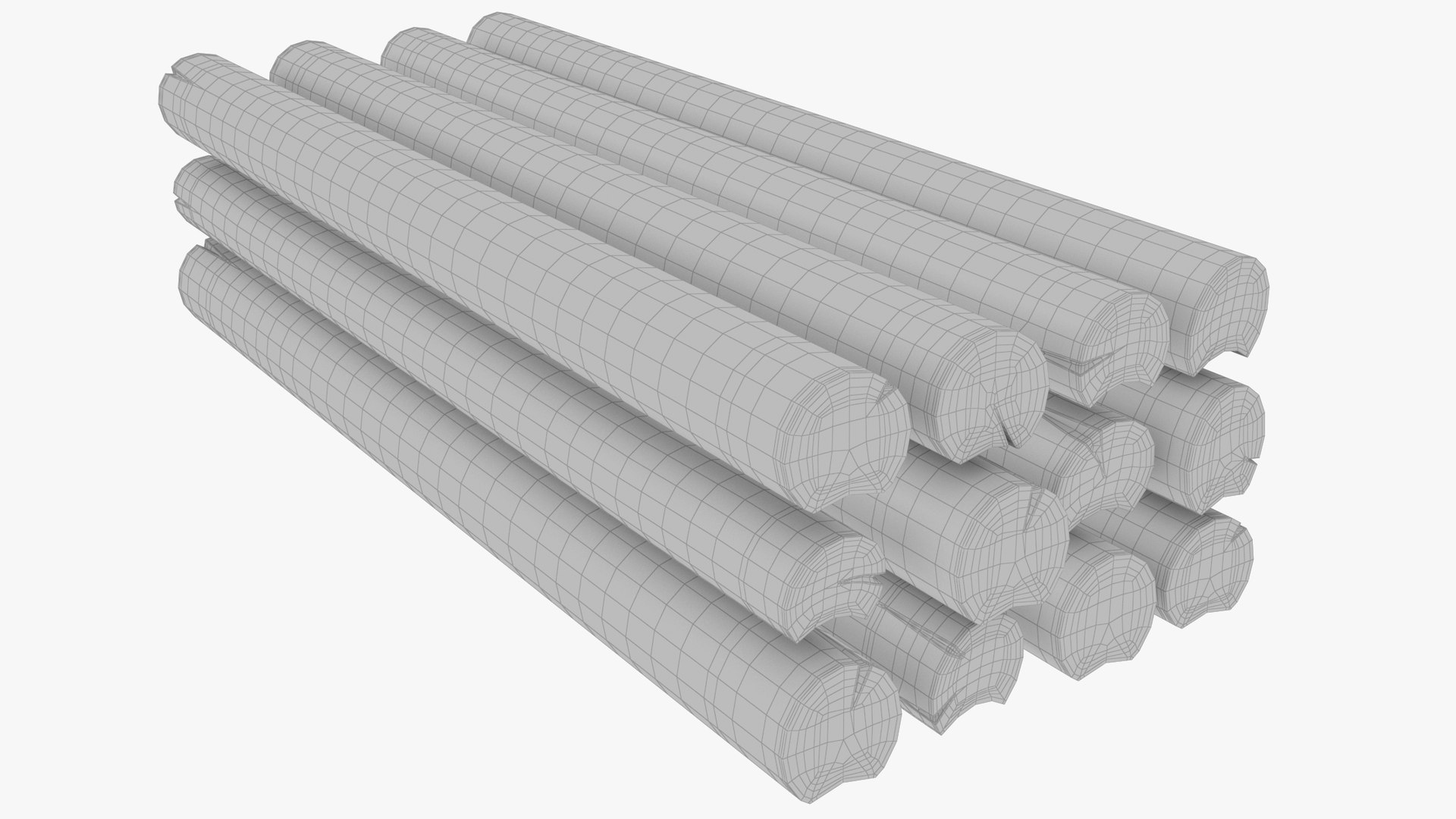 Cartoon Logs Set V1 3D Model - TurboSquid 2206481