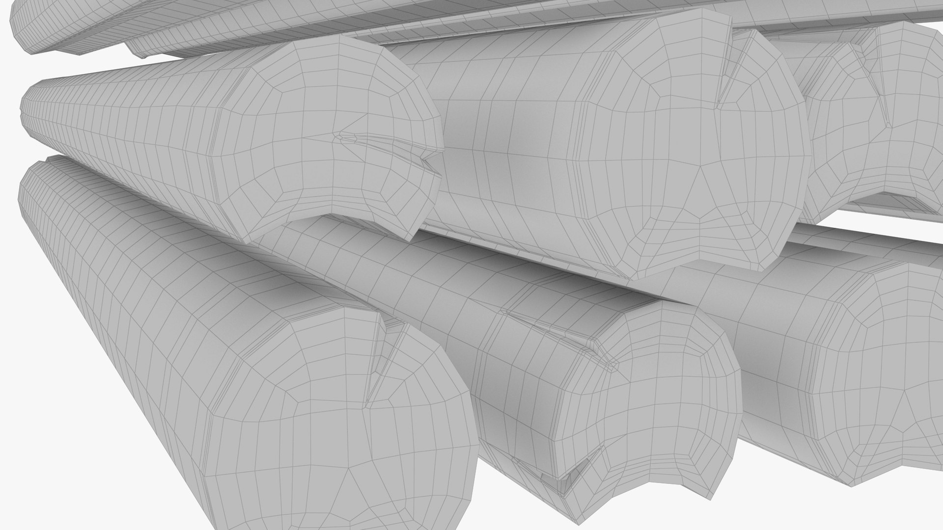 Cartoon Logs Set V1 3D Model - TurboSquid 2206481