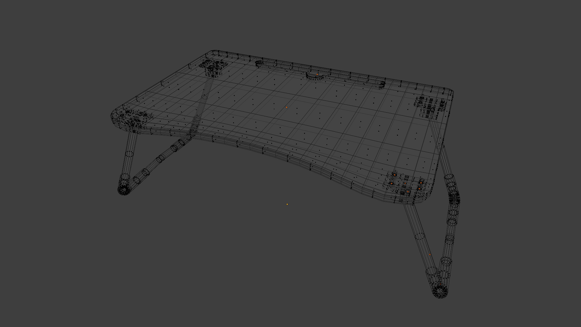 3D Foldable Table model - TurboSquid 1811410
