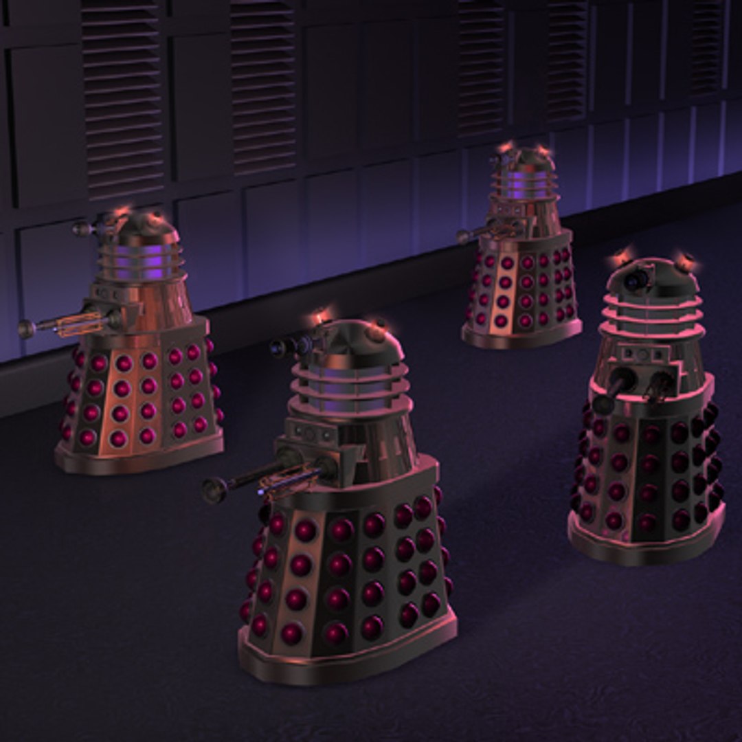 dalek alien 3d model