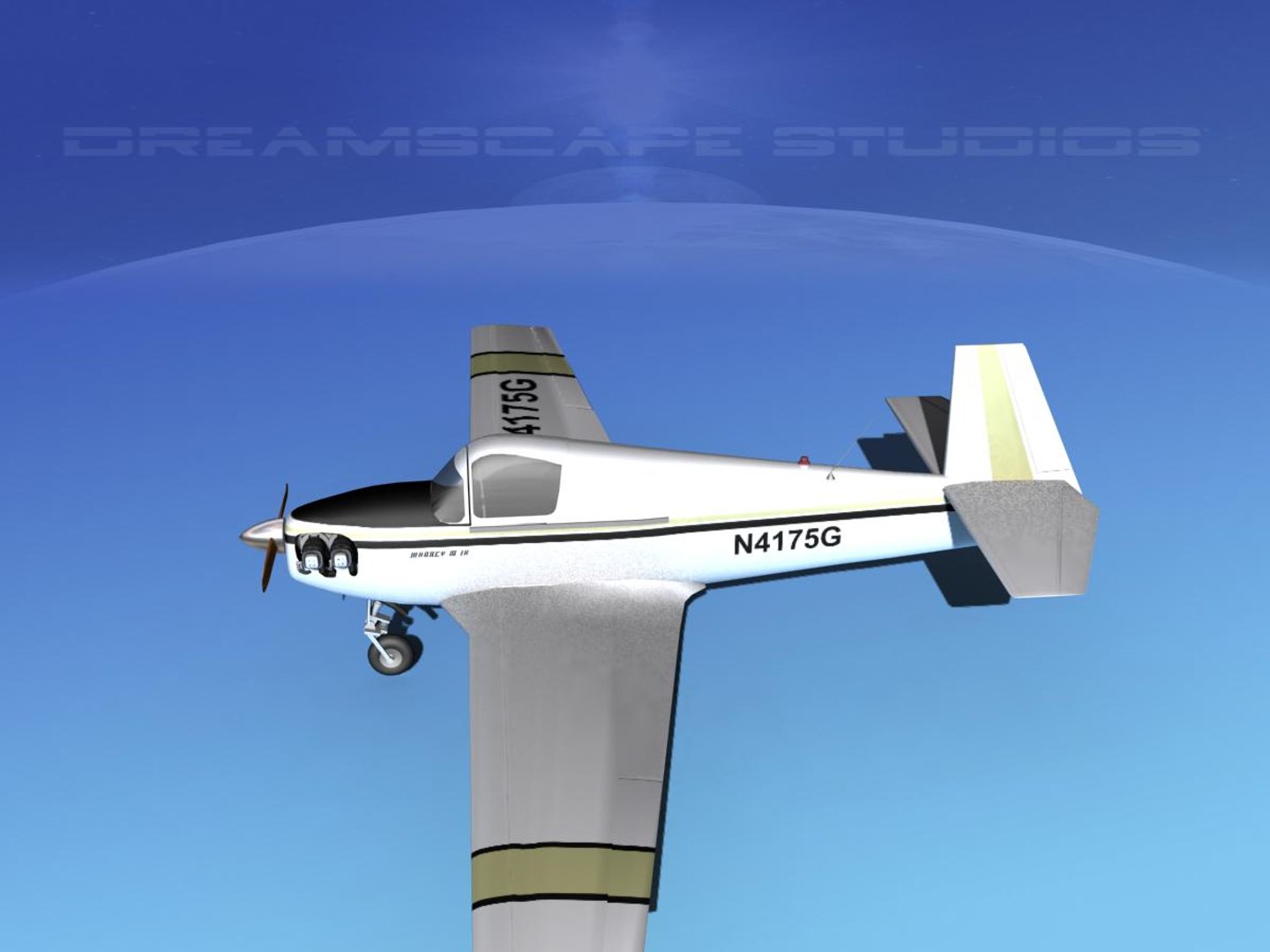 3d model of built mooney m-18 mite