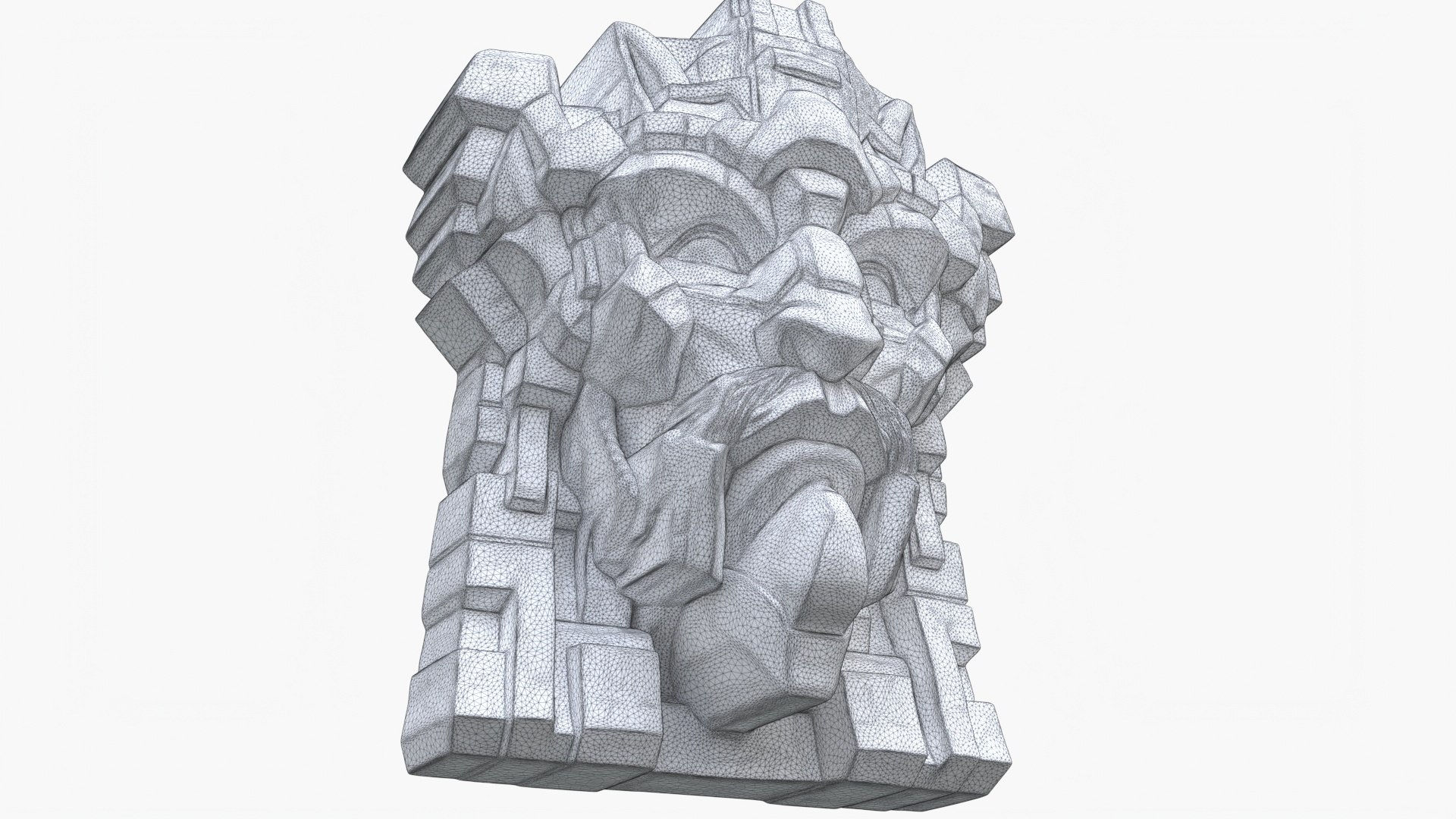 Stone Sentinel Bust 9 3D Model - TurboSquid 2187754