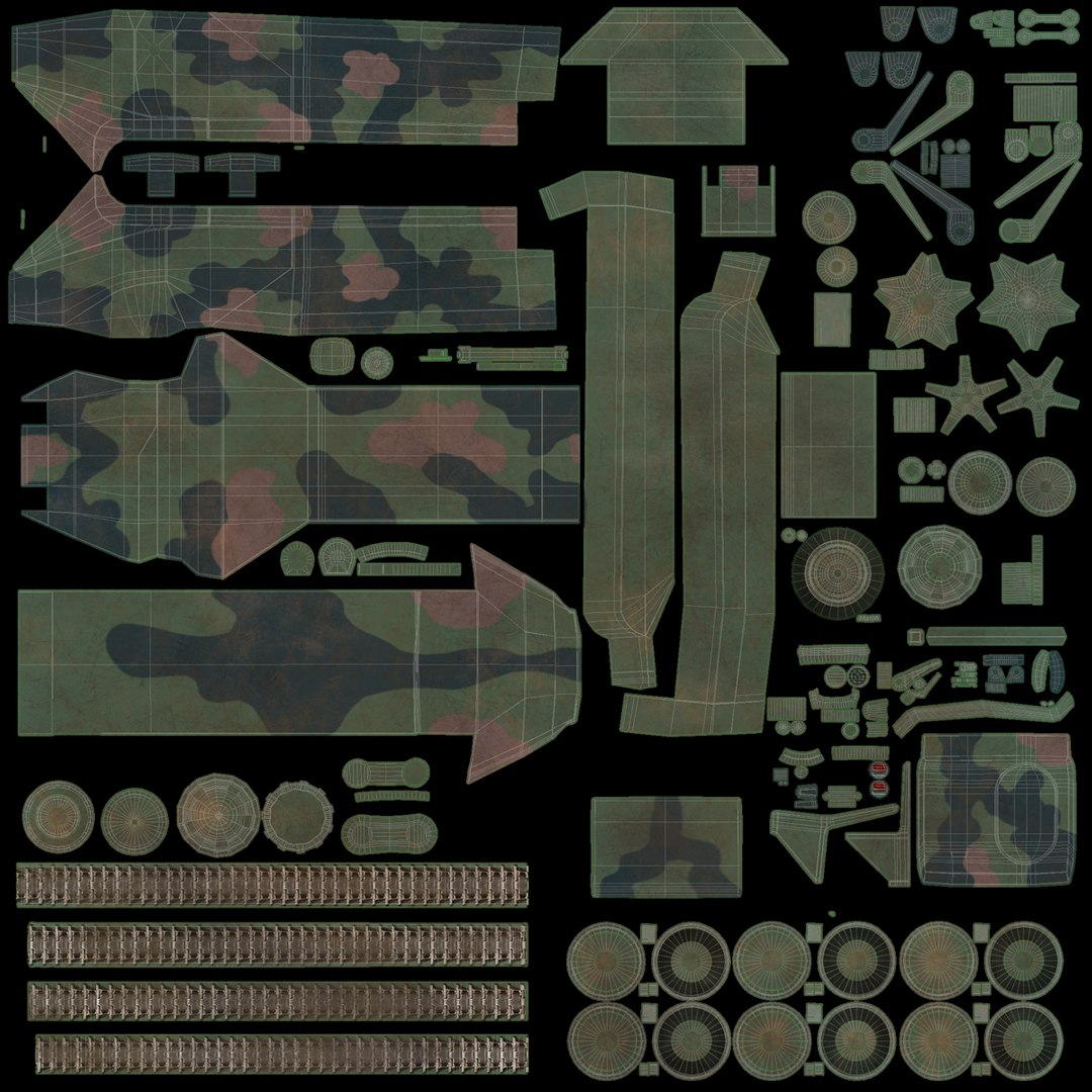 3D camo aav-7 model - TurboSquid 1149169