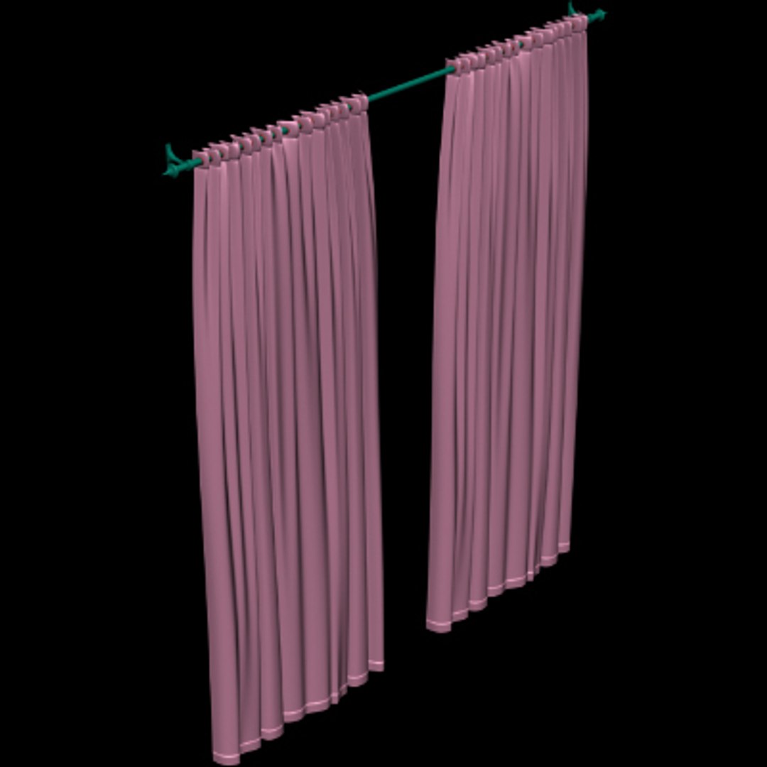 window curtains 3d model