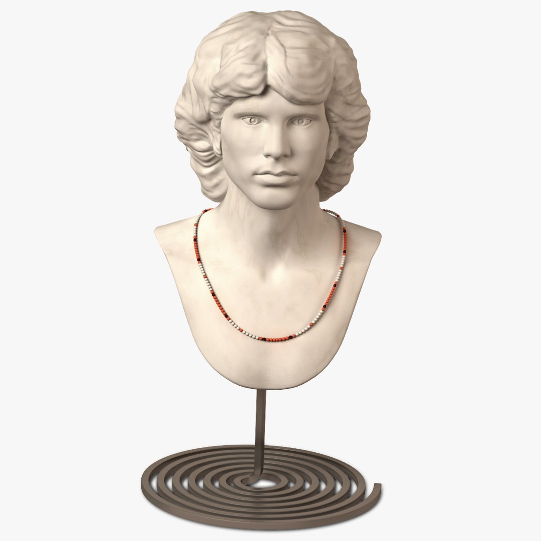 Decorative Bust Jim Morrison 3d Model