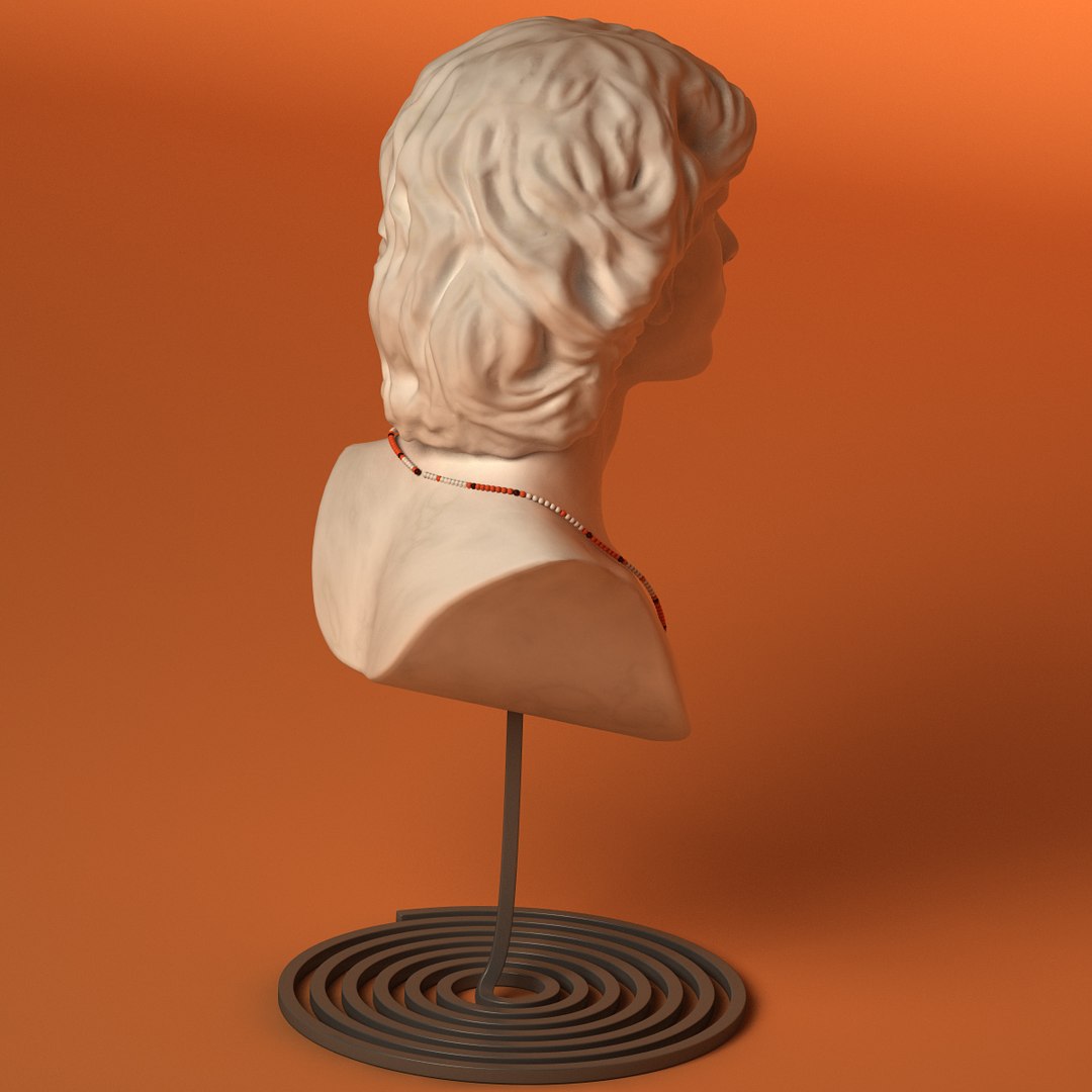 Decorative Bust Jim Morrison 3d Model