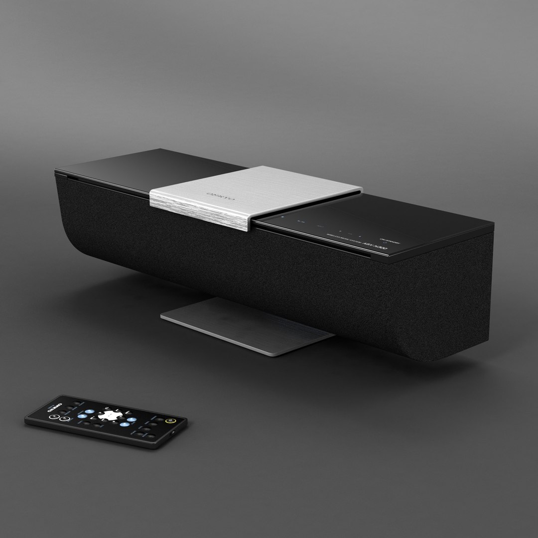 Wireless Music Onkyo Abx-n300 3d Model