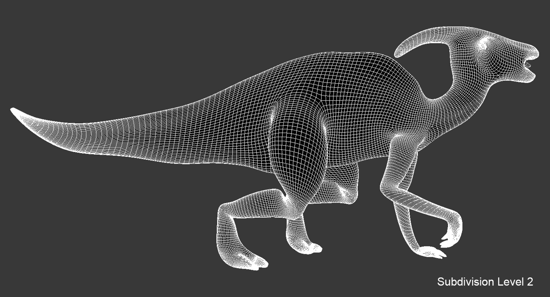 3D Parasaurolophus Dinosaur Animate - TurboSquid 1204297