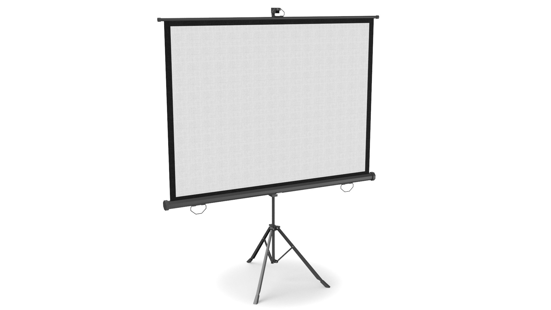 Real projector screen 3D model - TurboSquid 1644394