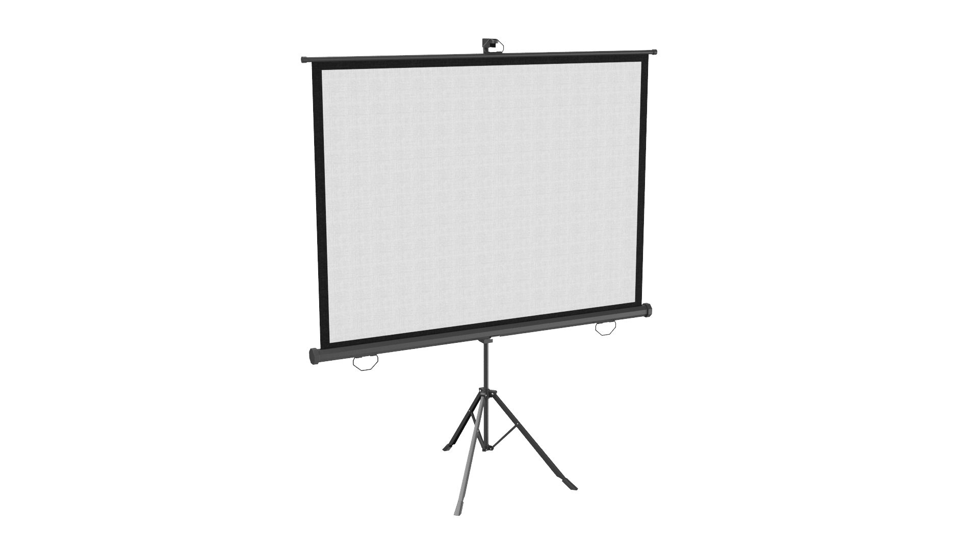 Real projector screen 3D model - TurboSquid 1644394