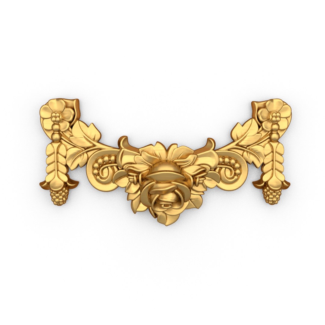 Classic Decorative Swag Onlay Cnc 3d Printing Stl 01 Model - TurboSquid ...