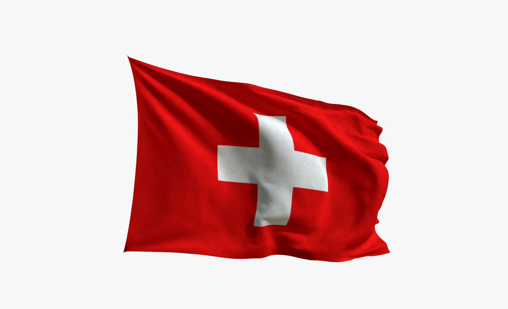 Realistic Animated Flag - Microtexture Rigged - Put Your Own Texture ...