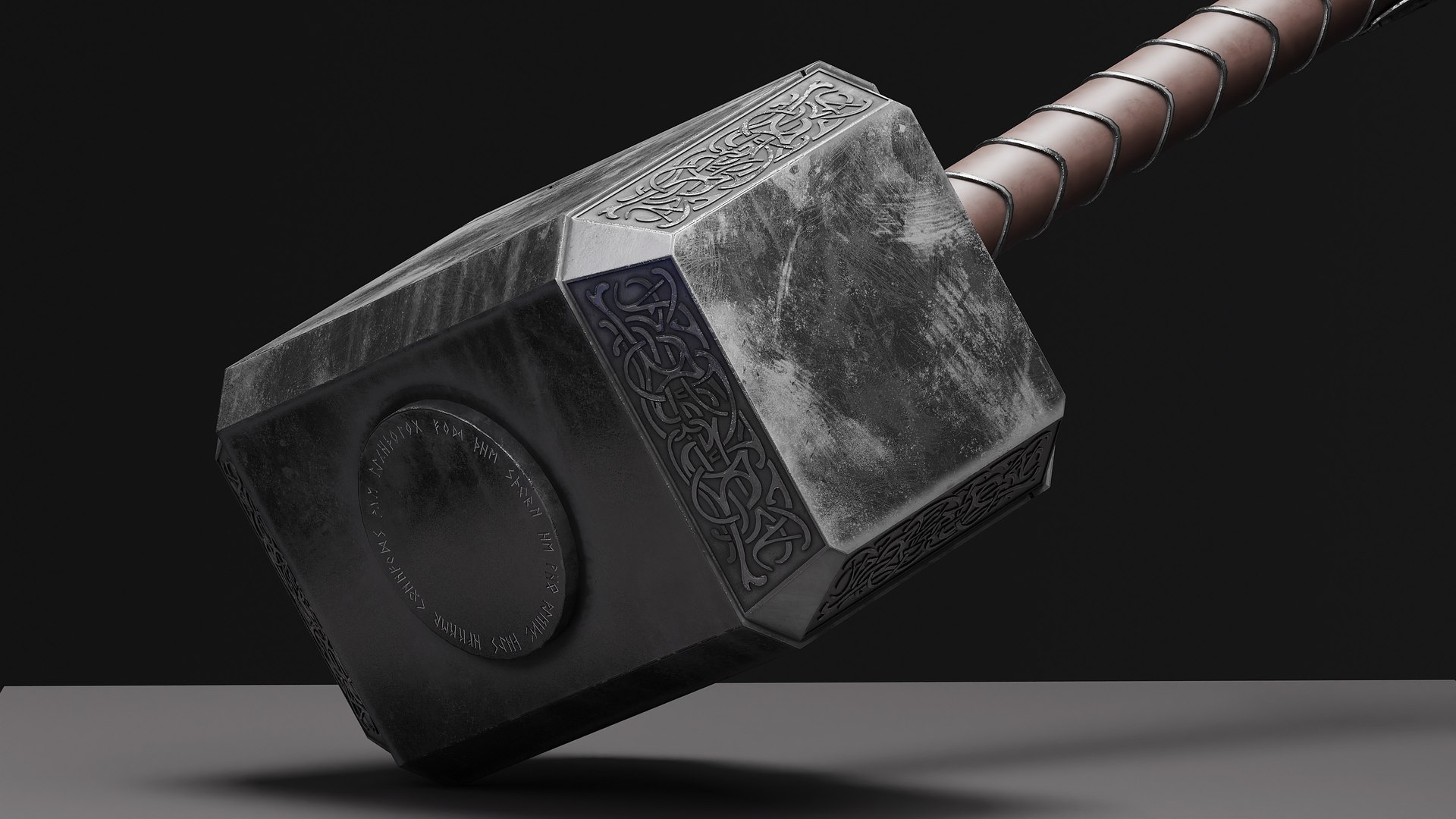 Thor Hammer 3D Asset Realistic Mjolnir PBR Model With 4K Texture 3D ...