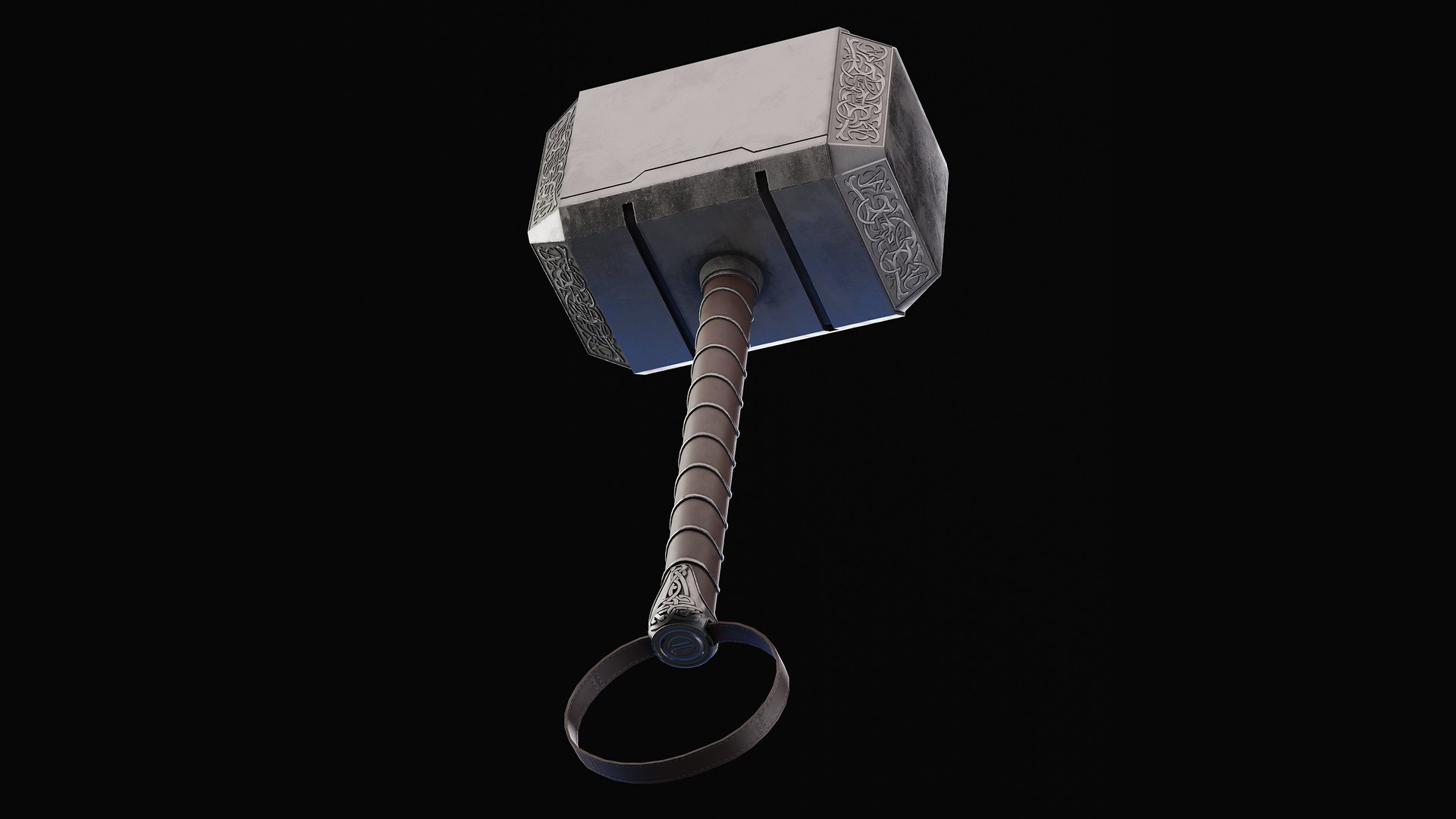 Thor Hammer 3D Asset Realistic Mjolnir PBR Model With 4K Texture 3D ...