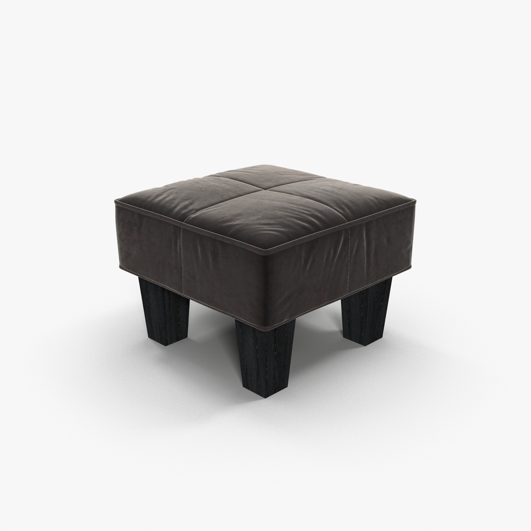 3d ottoman interior furnishing