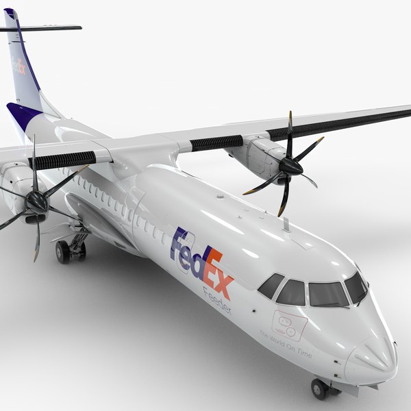 3D ATR 72 FEDEX L1638 model - TurboSquid 1874540