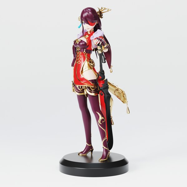 Genshin Impact3D模型 - TurboSquid 1991476