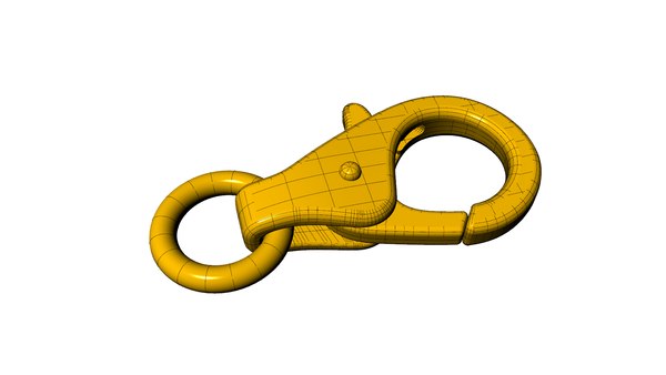 Lobster Claw Clasp 3D model - TurboSquid 1876430