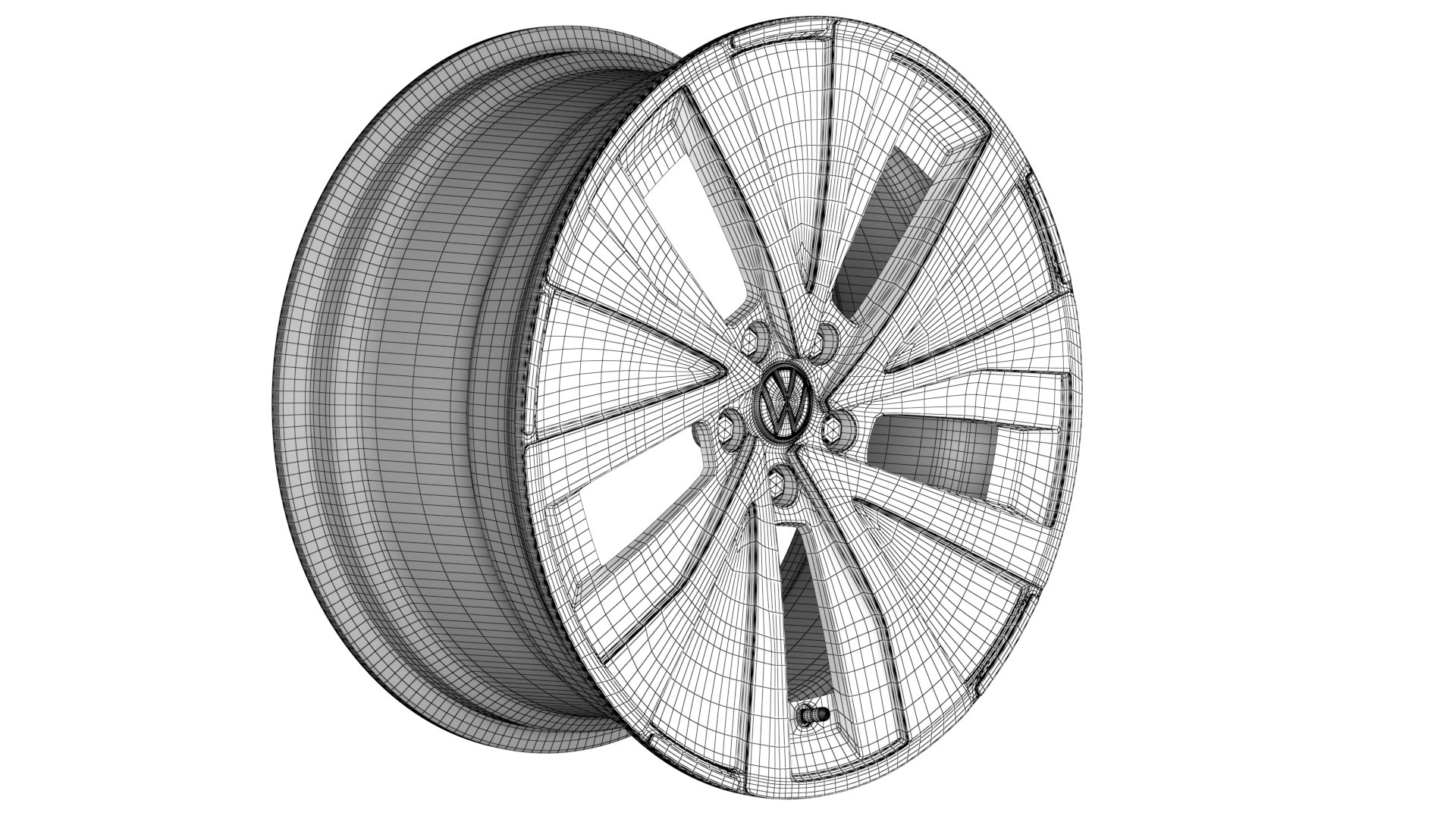 Volkswagen Taos rim 3D model - TurboSquid 1982921