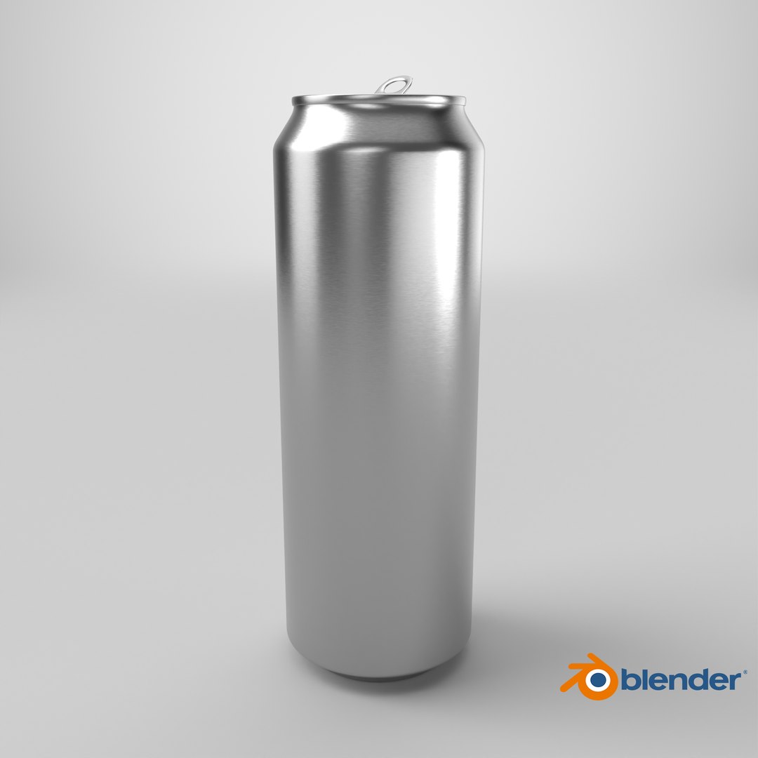 Opened Standard Aluminum Can 568ML 3D Model - TurboSquid 2171342
