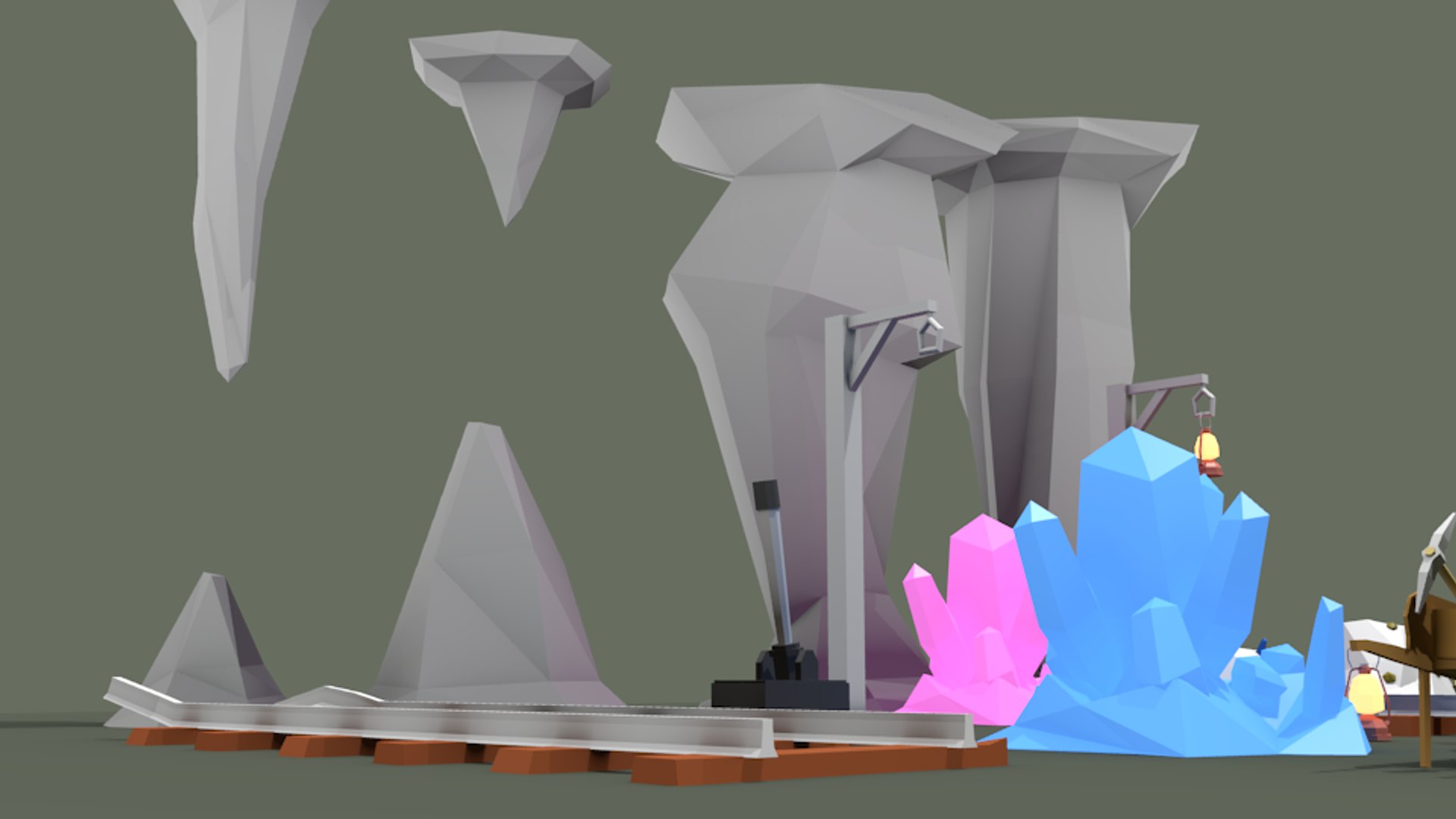 3D Mining Pack - TurboSquid 1201245