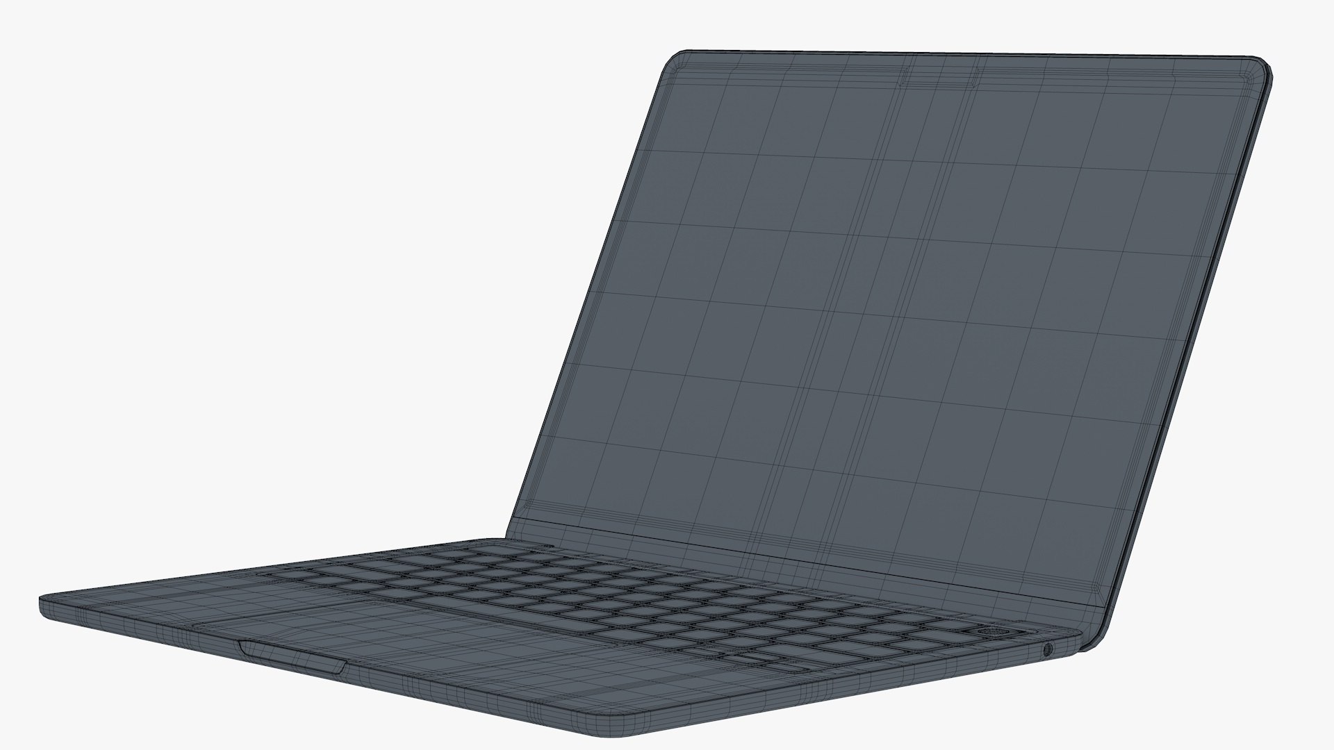 3D Apple MacBook Air M3 Midnight - TurboSquid 2200242