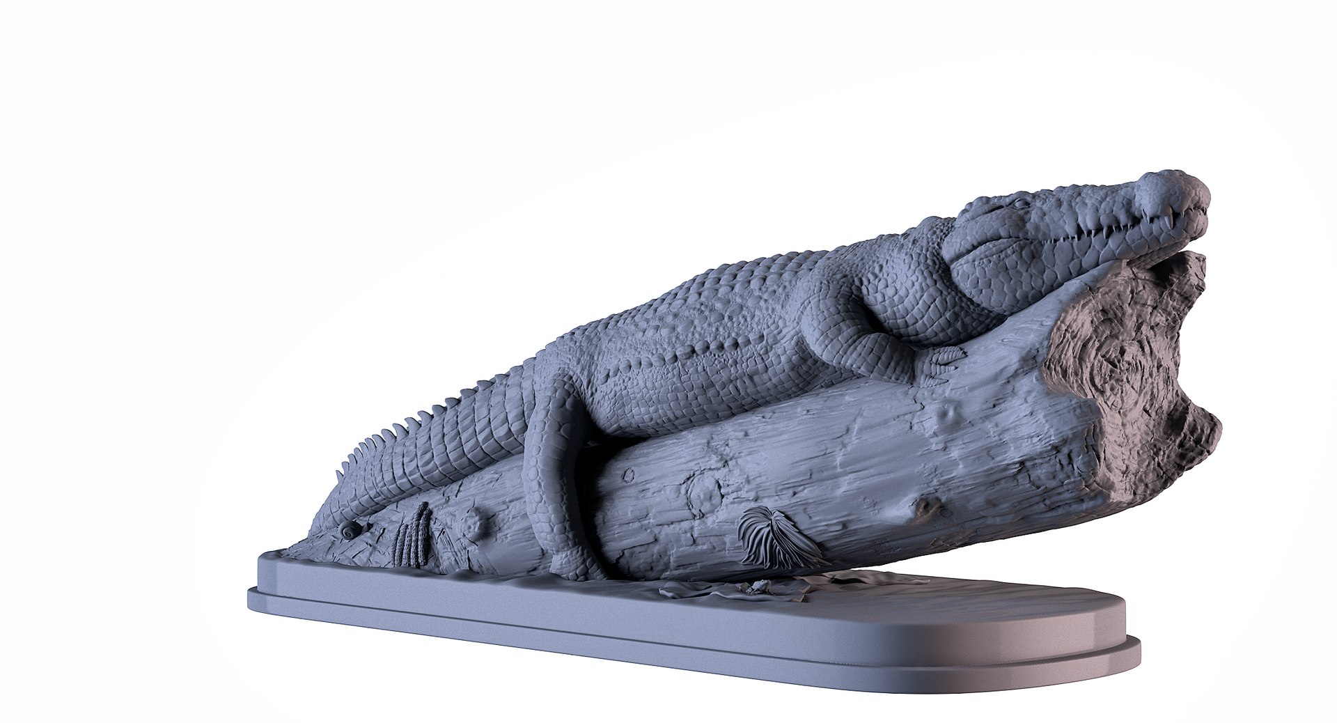 Crocodile In Tree 3D Model - TurboSquid 1835583