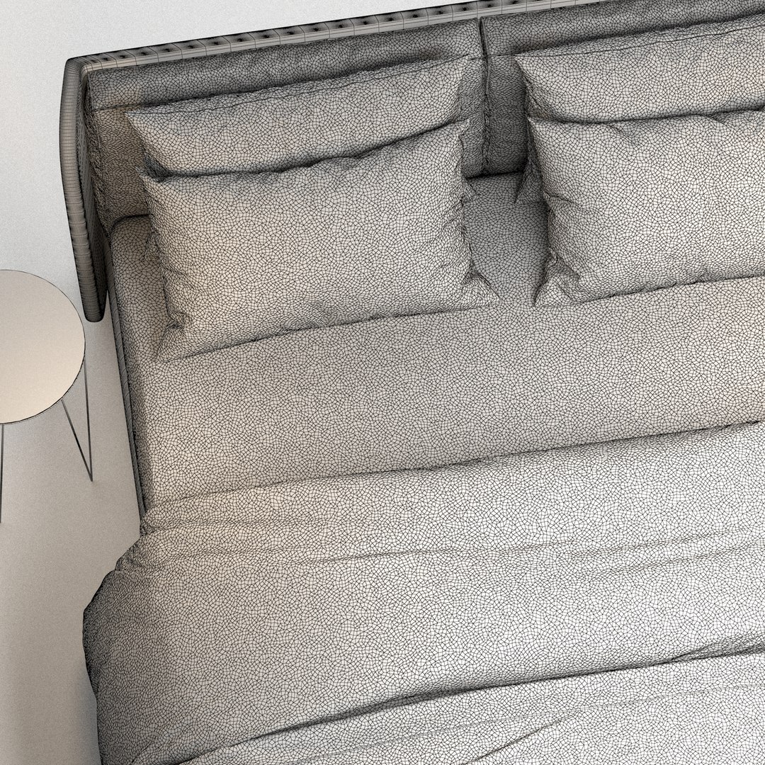 3D Model Kevin Felis Bed - TurboSquid 1723616