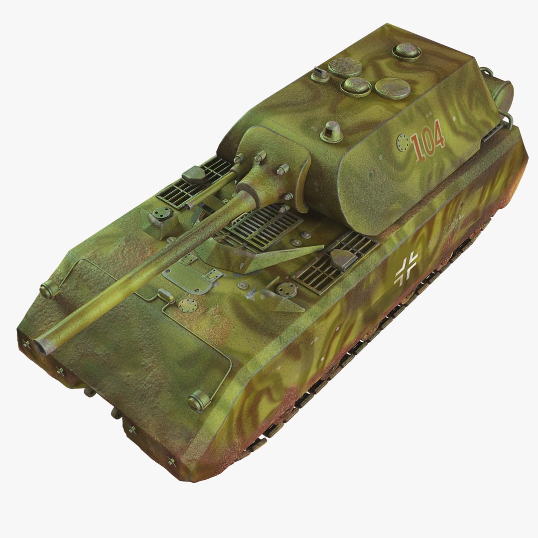 Tank Panzer Viii Maus 3d Model