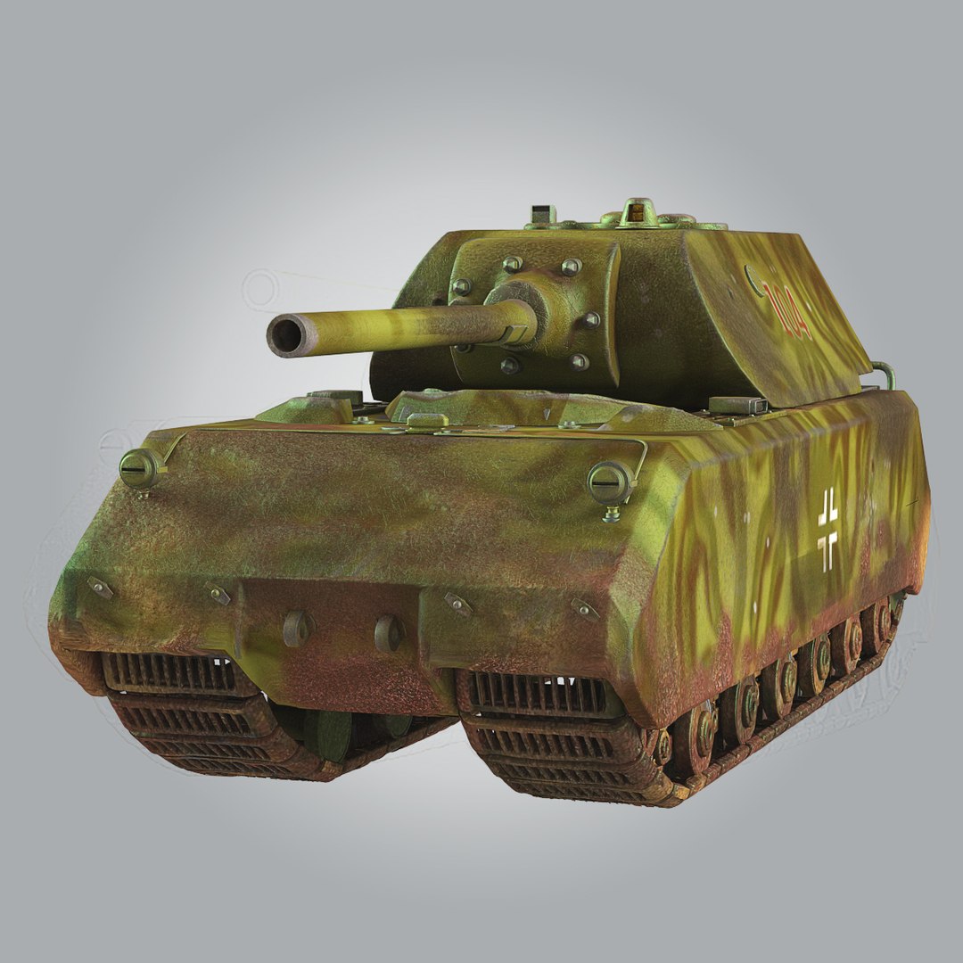 Tank Panzer Viii Maus 3d Model