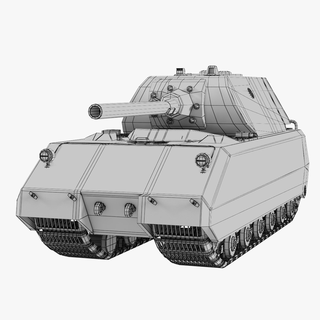 Tank Panzer Viii Maus 3d Model