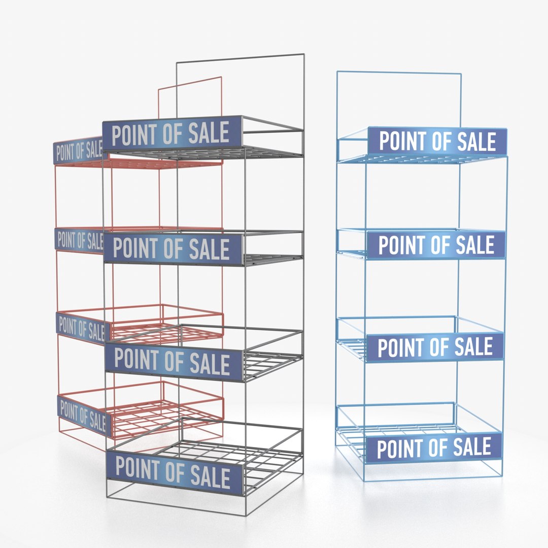 Display Rack 3D Model - TurboSquid 1361636