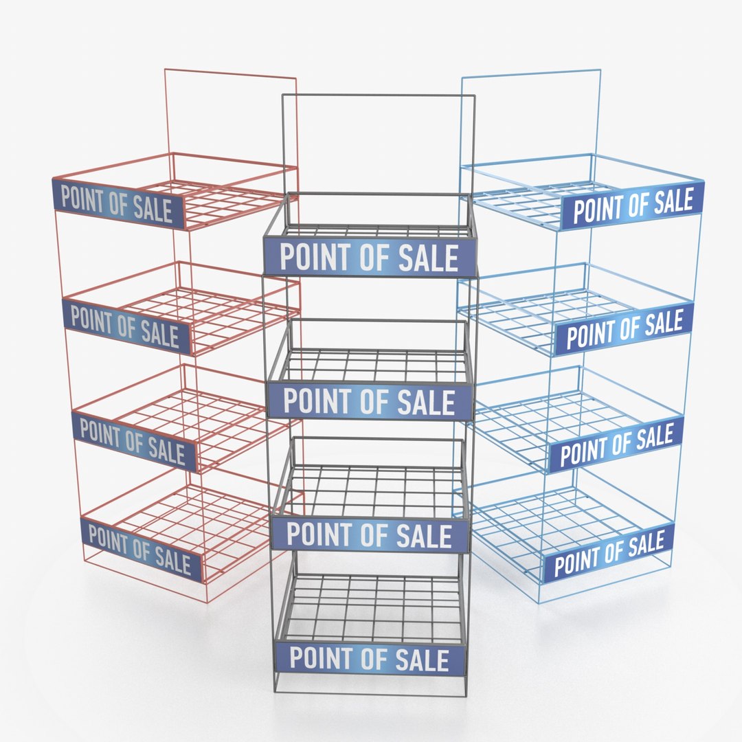 Display Rack 3D Model - TurboSquid 1361636