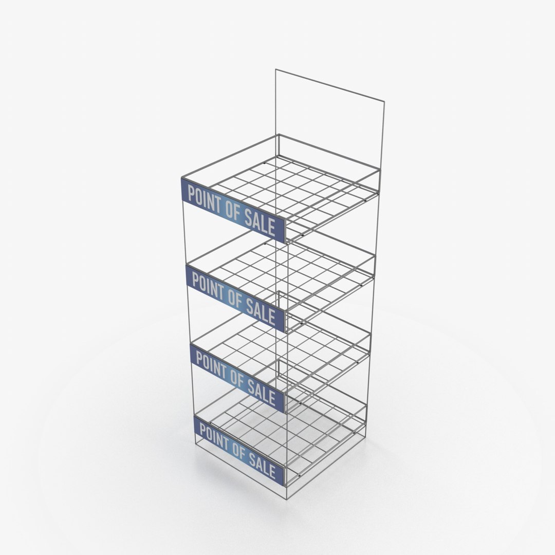 Display Rack 3D Model - TurboSquid 1361636