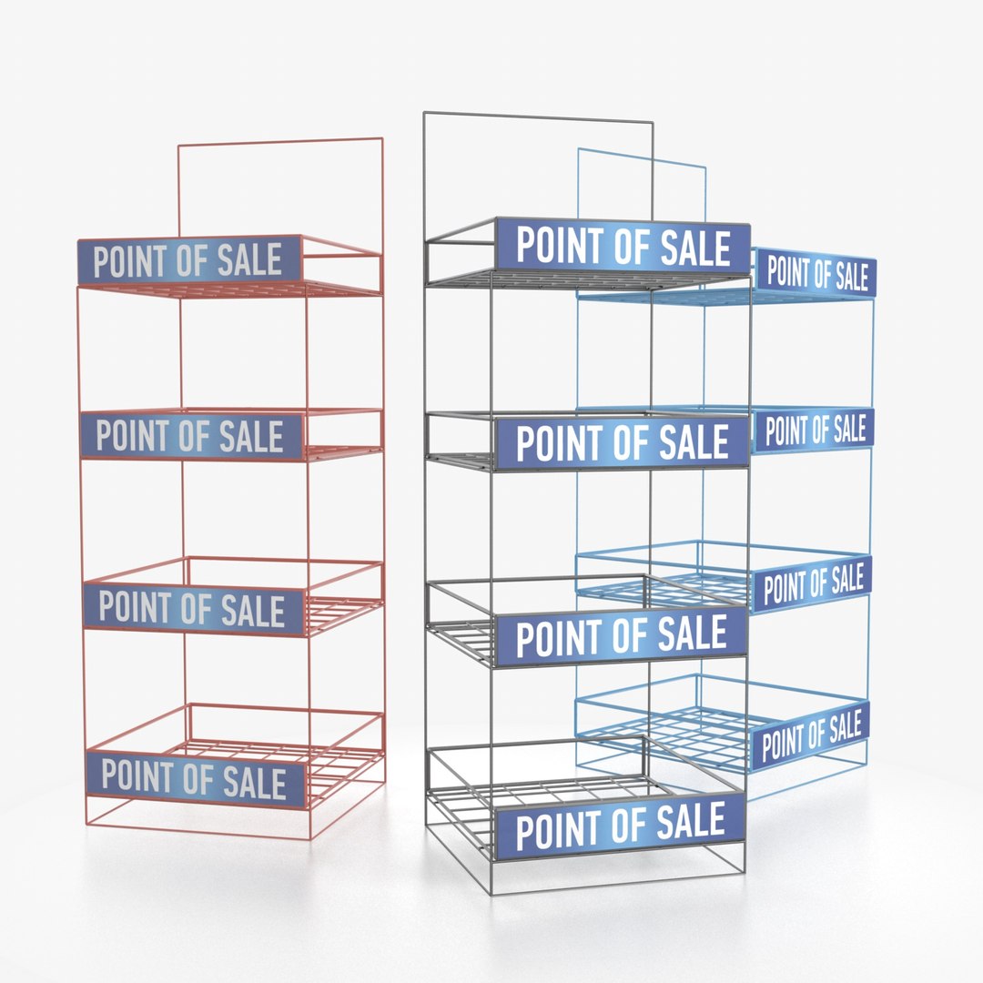 Display Rack 3D Model - TurboSquid 1361636