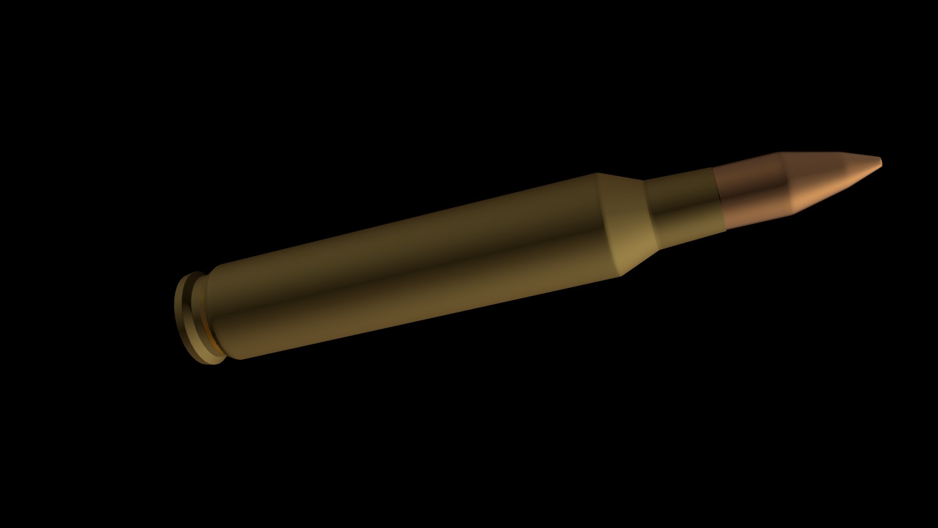 Realistic M16 Bullet 3D Model - TurboSquid 1569274