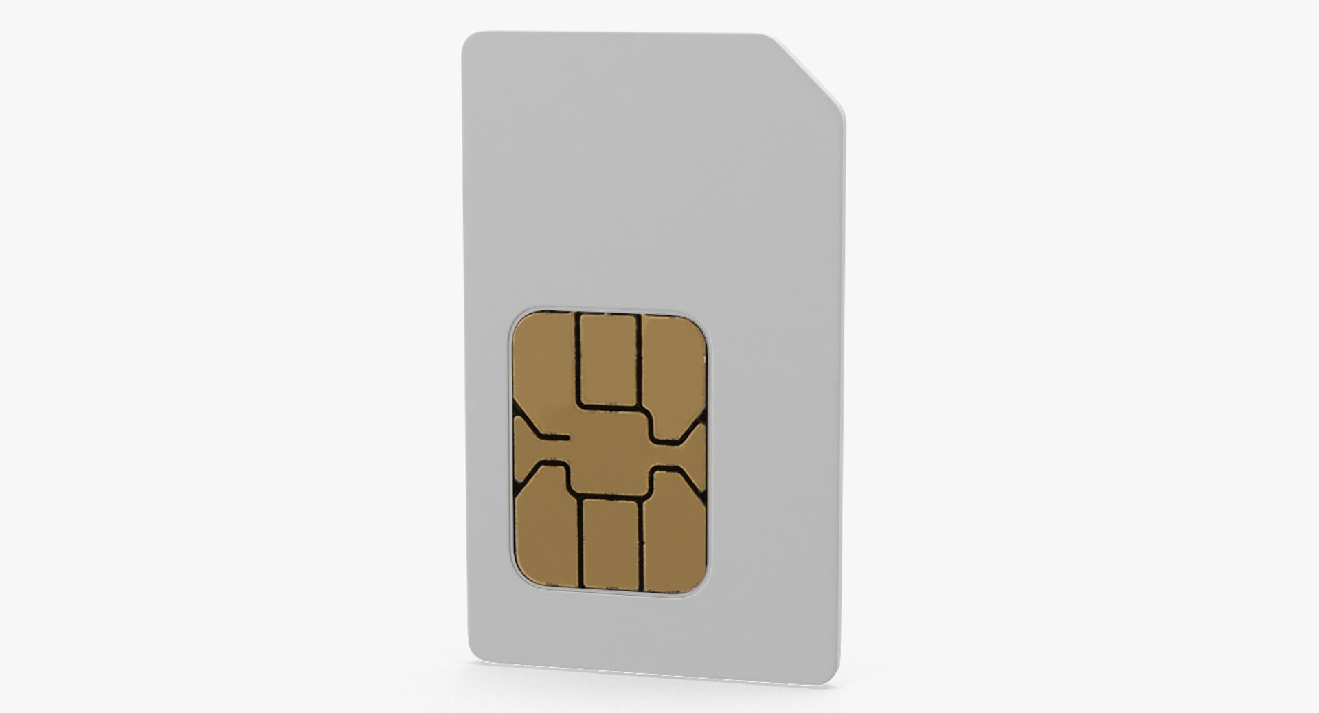 Sim Card 3D - TurboSquid 1329161