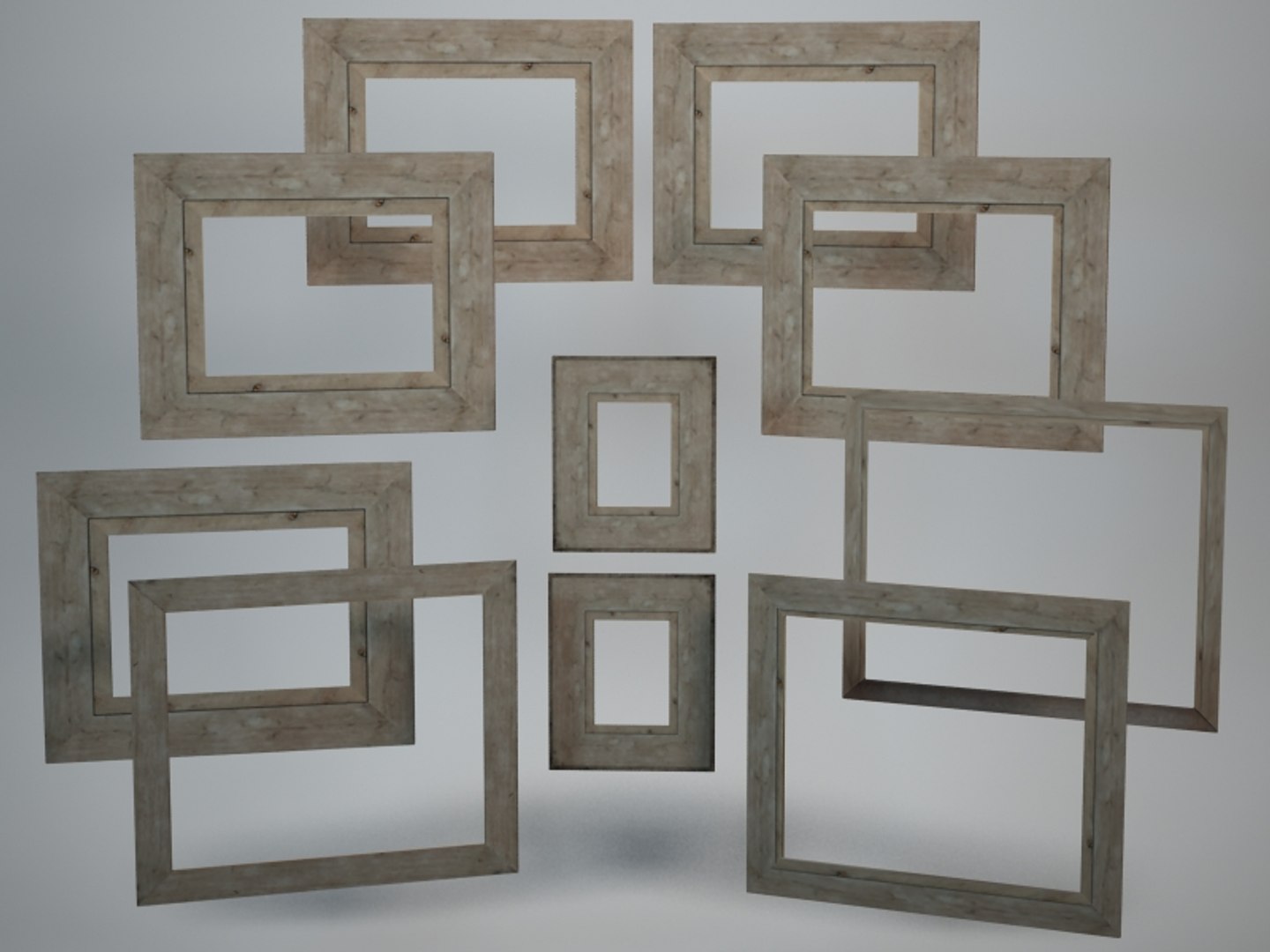 picture frames 3d max