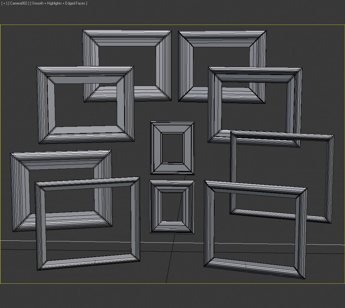 picture frames 3d max